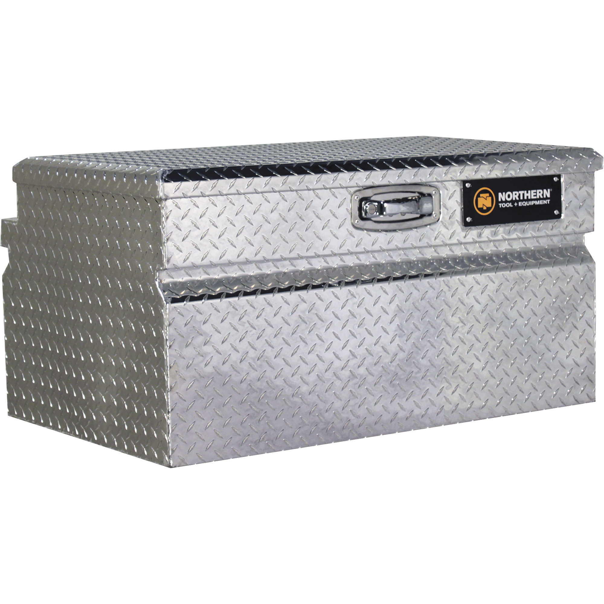 Northern Tool Wide Chest Truck Tool Box, Aluminum, Diamond Plate, Pull ...