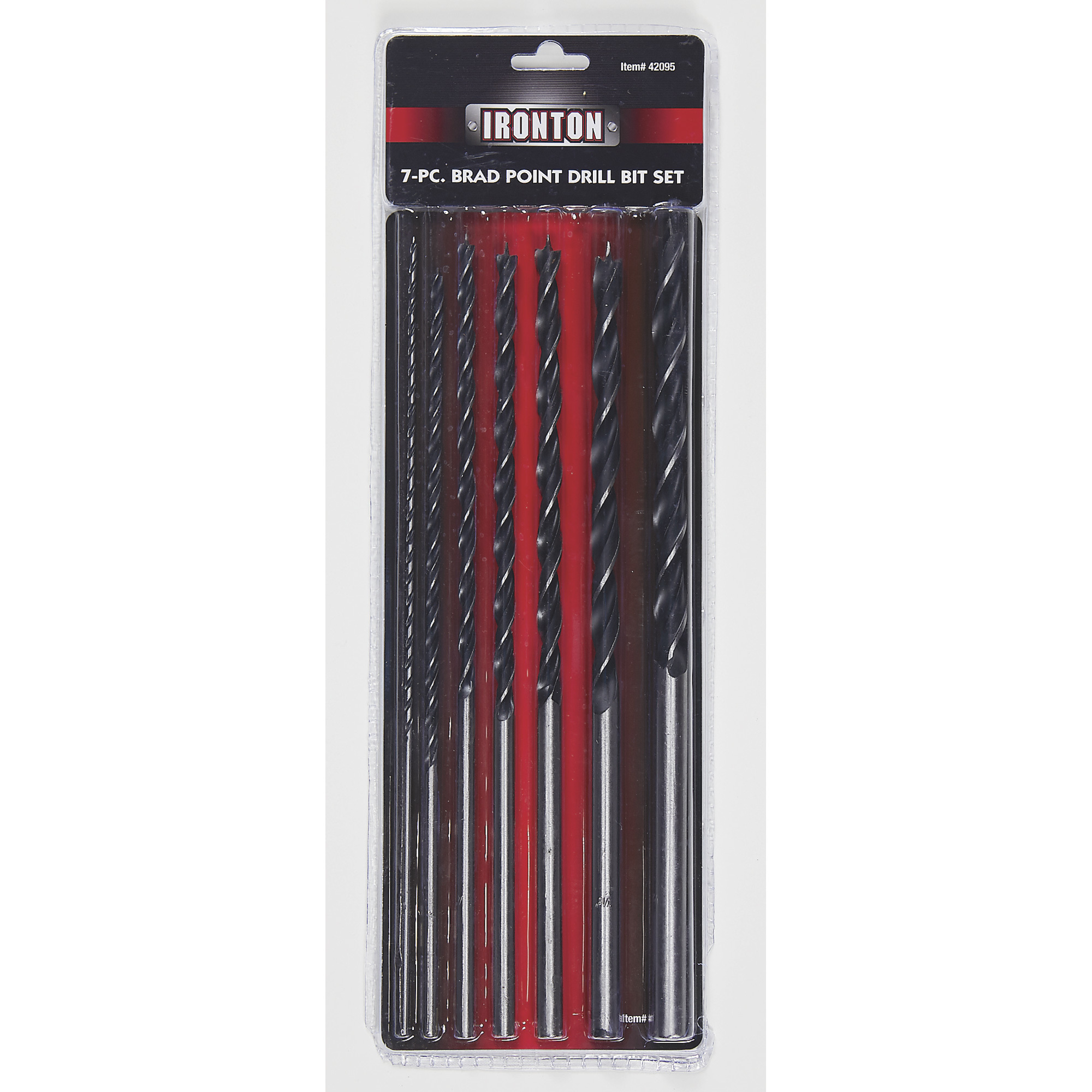 Ironton Brad Point Drill Bit Set — 7-Pc. | Northern Tool