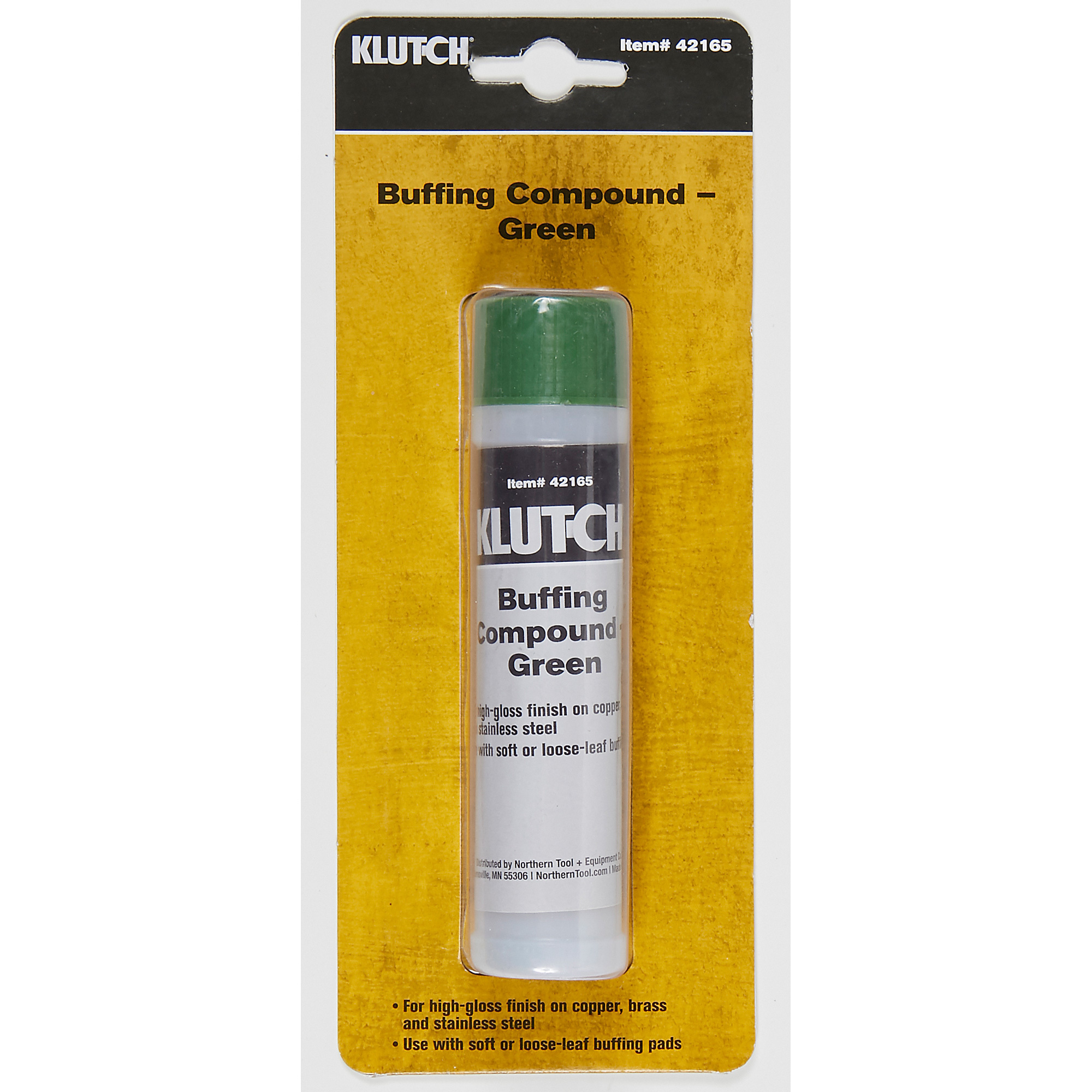Klutch Buffing Compound, 1 Stick, Green | Northern Tool