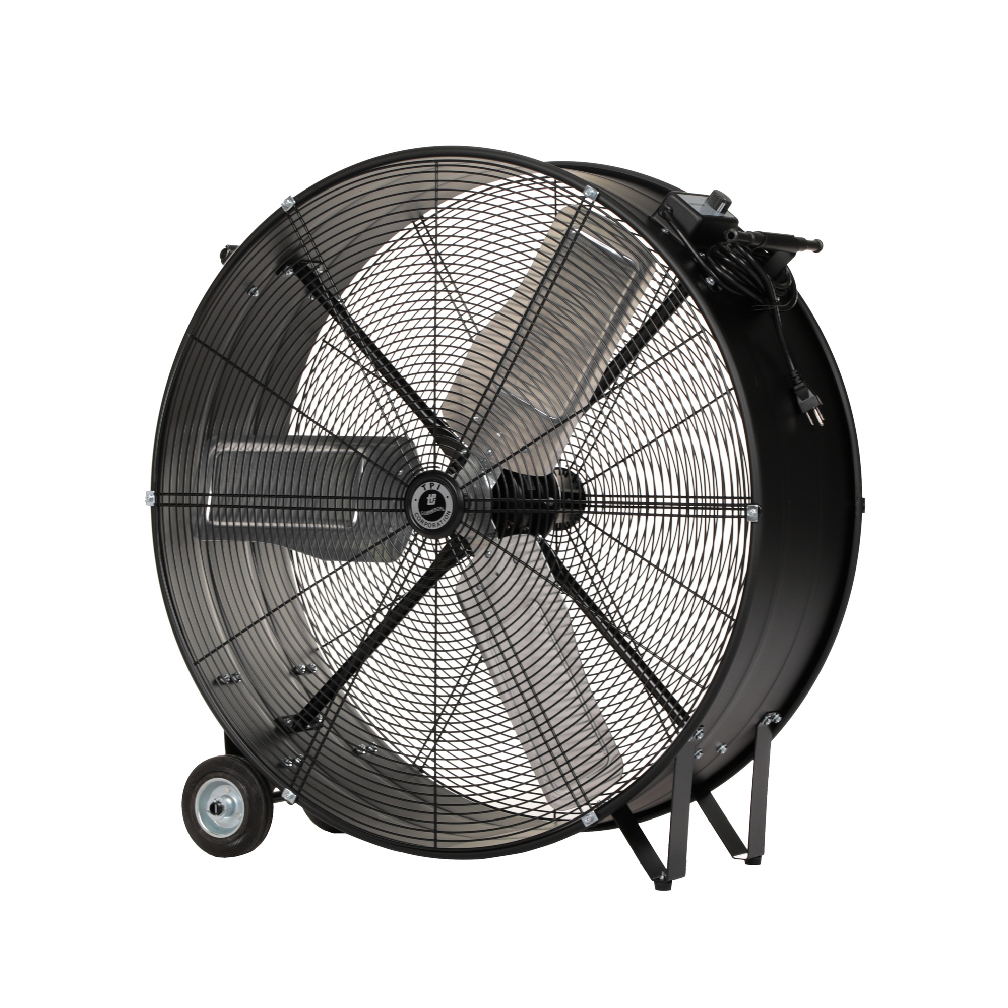DEWALT, 30in. Yellow 3 Speed Drum Fan, Fan Diameter 30 in, Air Delivery ...