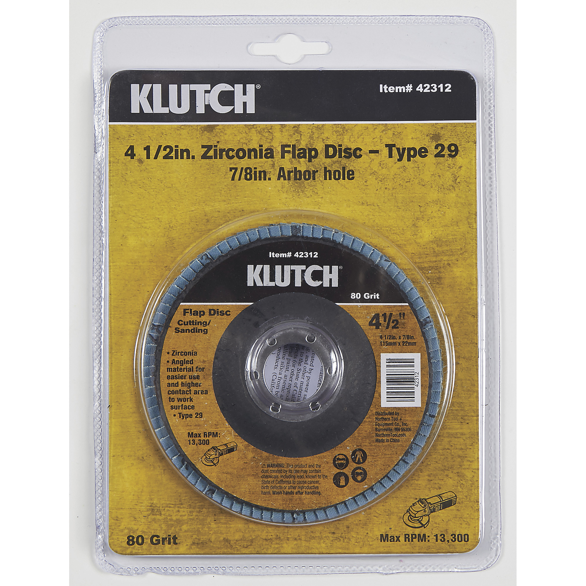 Diablo Speed Demon Flap Disc — 4 1/2in., 40 Grit Conical, No Hub, Model ...