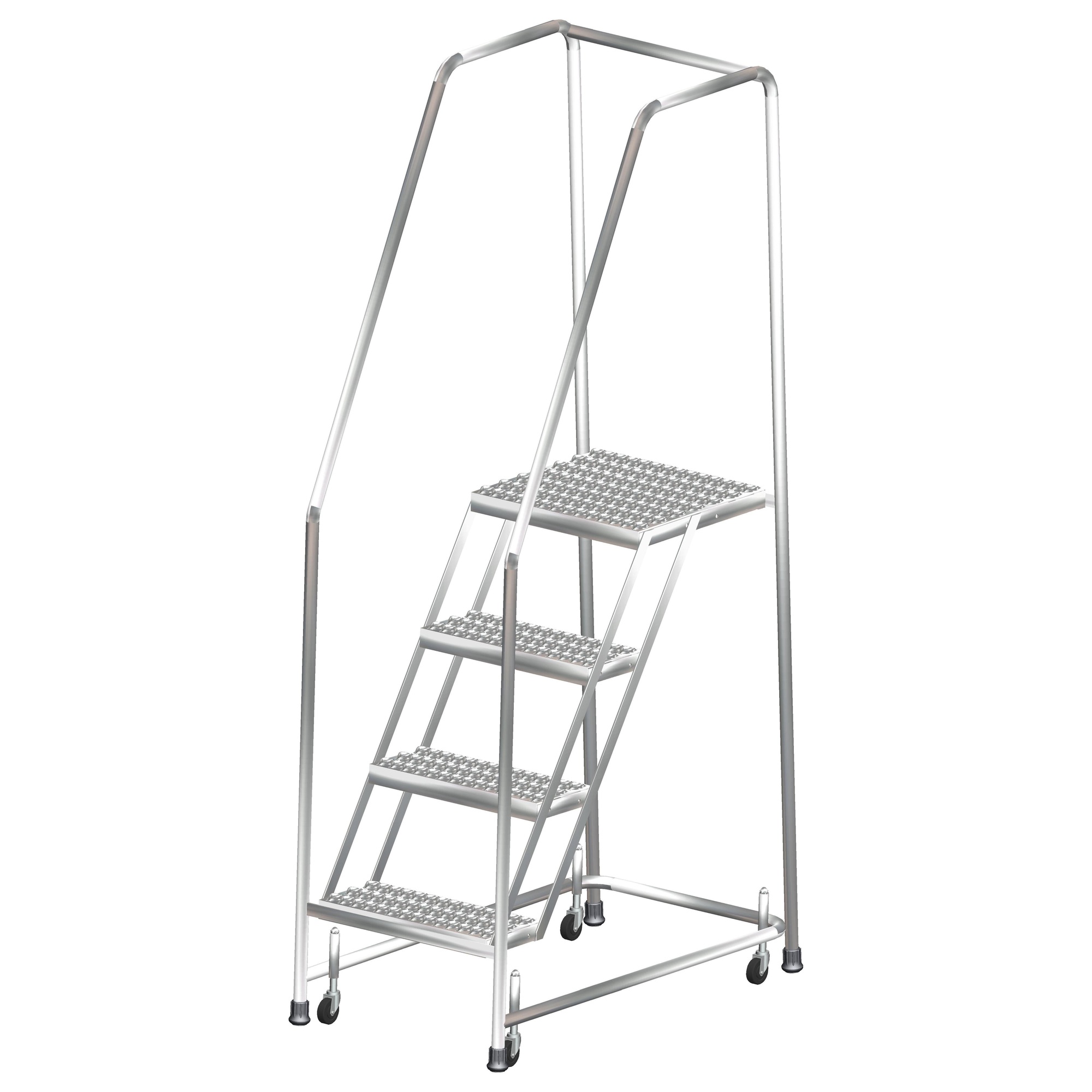 Ballymore, Rolling Ladder, Overall Height 110 in, Steps 8, Material ...