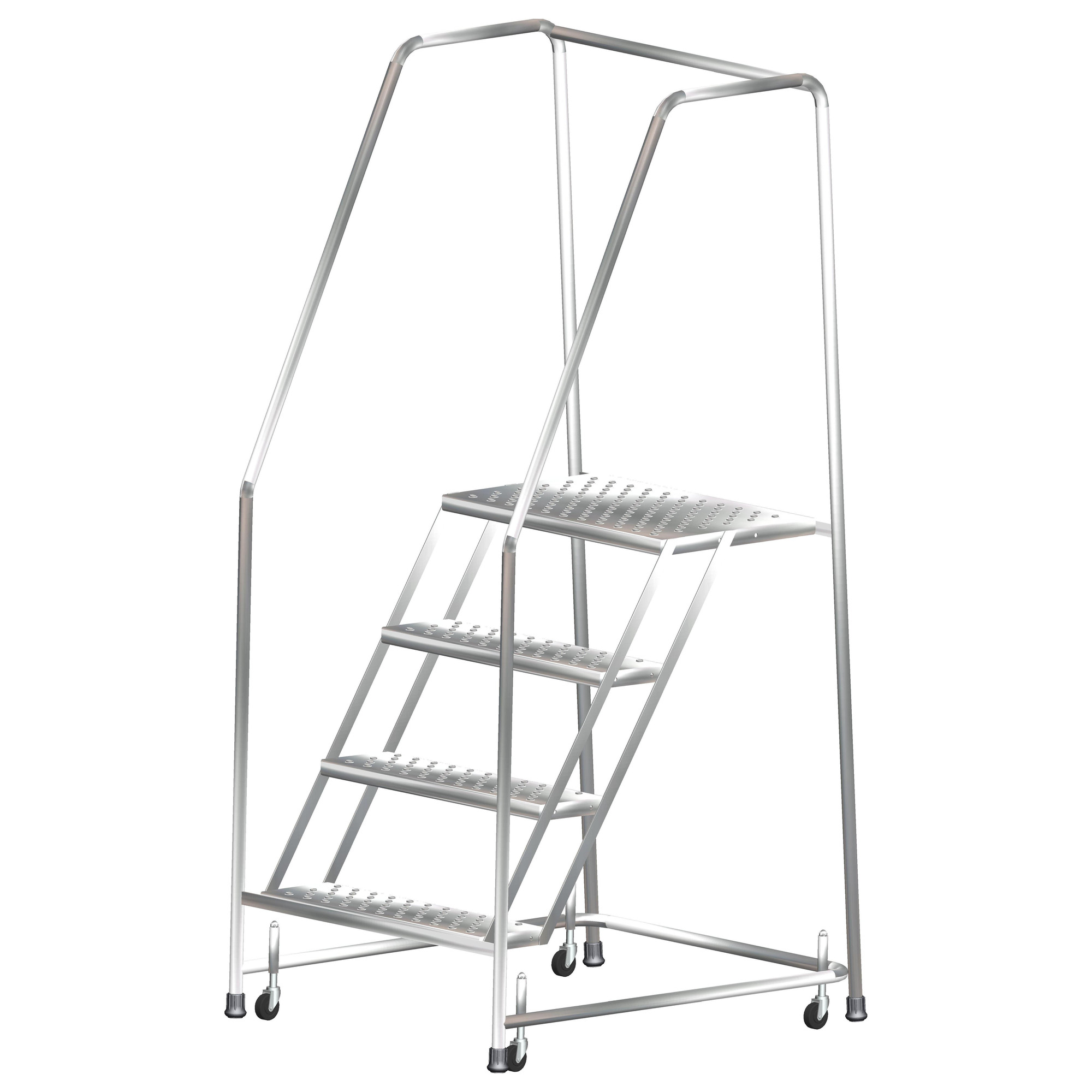 Ballymore, Rolling Ladder, Overall Height 110 in, Steps 8, Material ...