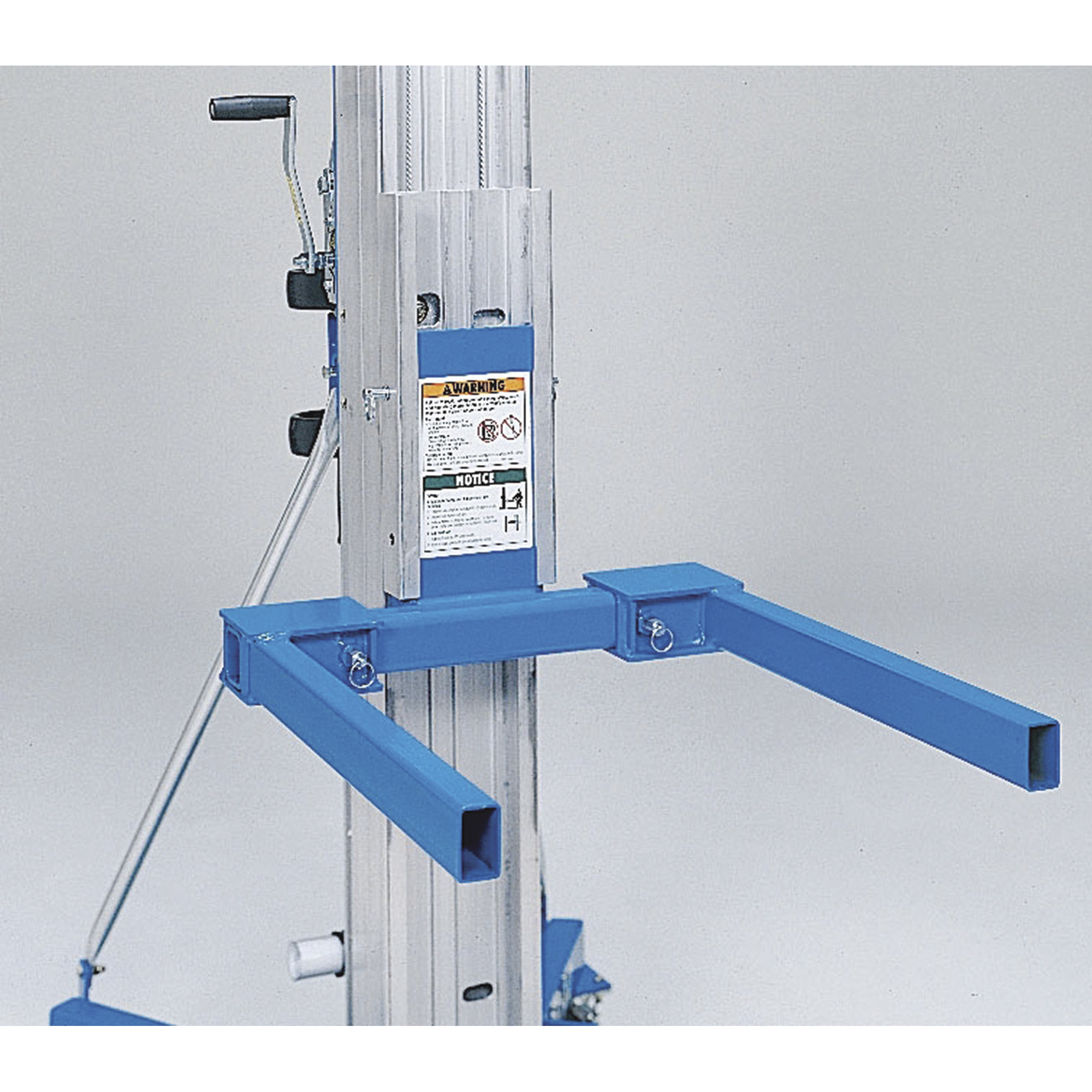 Genie Super Hoist CO2 Powered Material Lift, 18ft. 4 1/2in. Lift, 250 ...