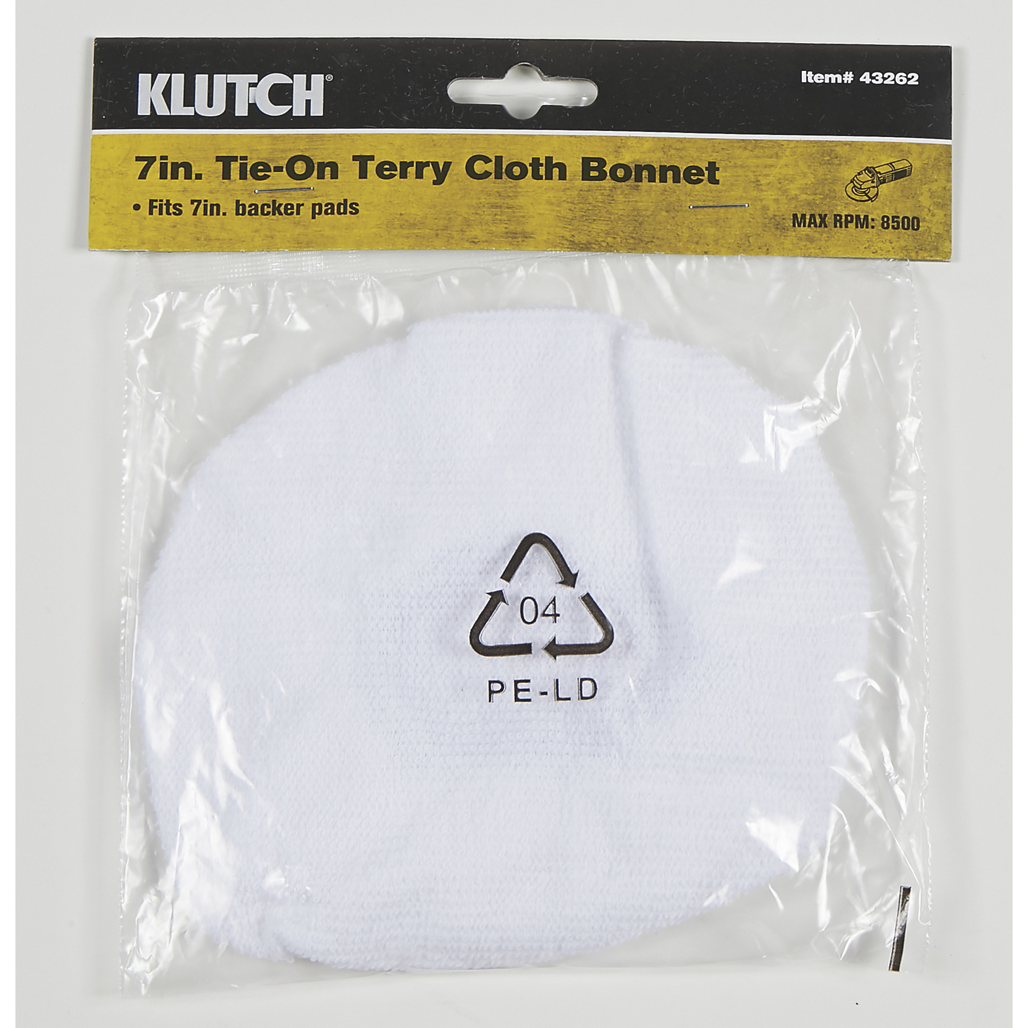 Klutch 8in. Professional Wool Bonnet | Northern Tool