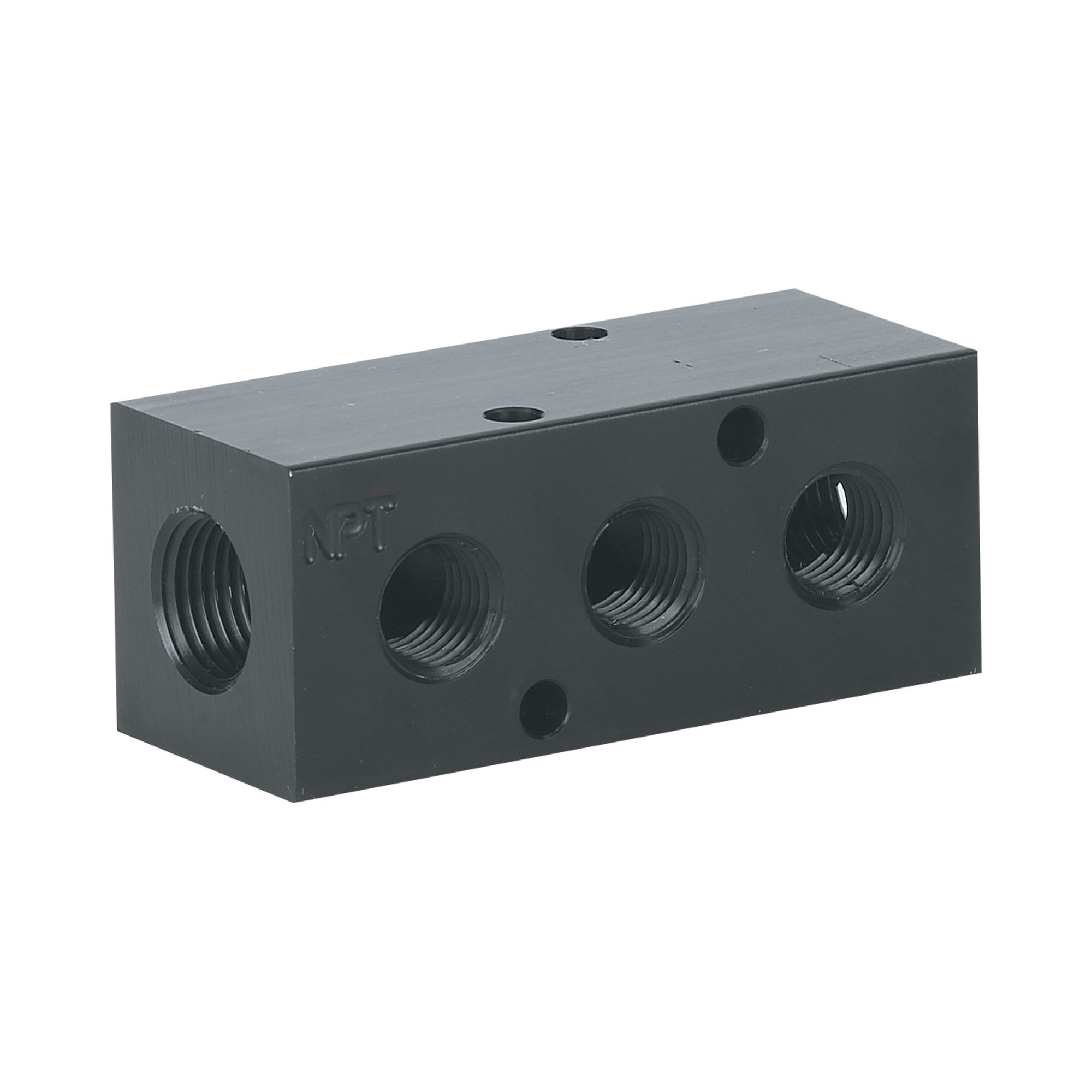 Polyconn Manifold — 3 Stations, 3/8in. NPT Outlet, 3/8in. NPT Inlet ...