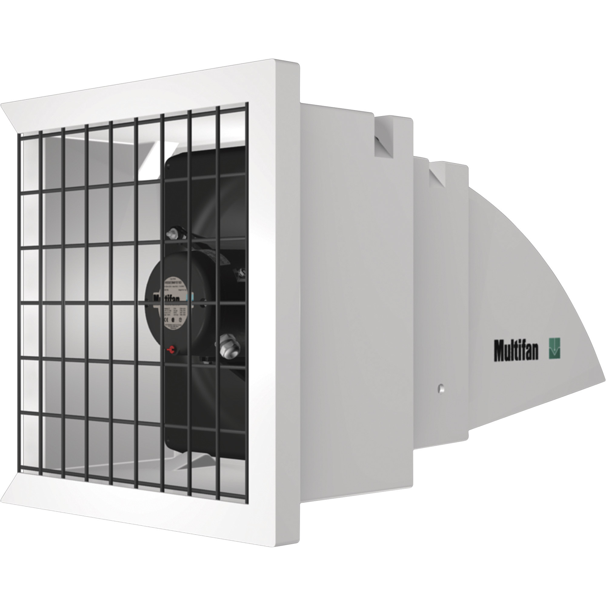 Vostermans Multifan Exhaust 16in. System 1 Fan, 120 Volt, Model ...