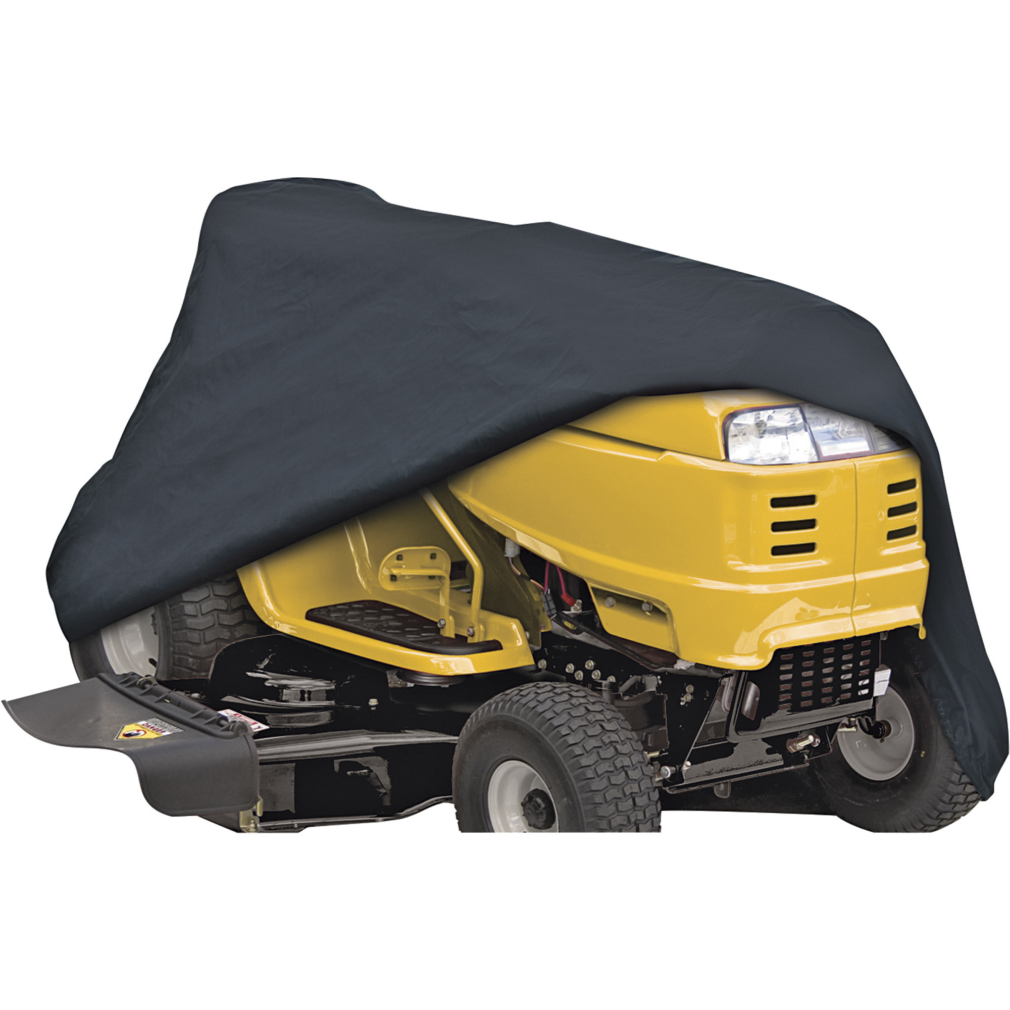 Classic Accessories RiderTech Riding Lawn Mower Cover, Black, 72in.L x ...
