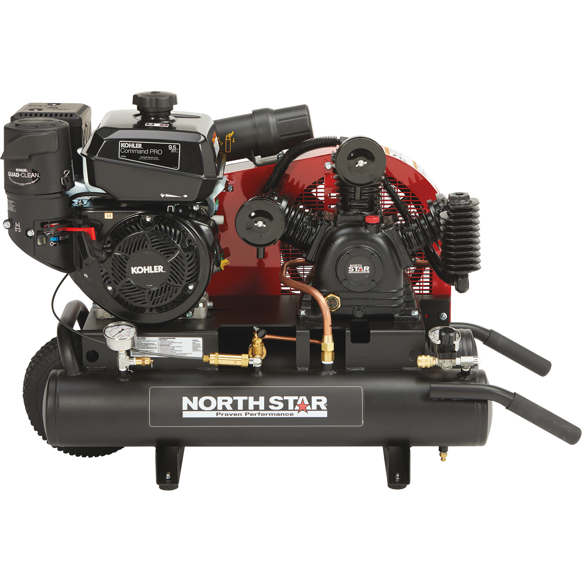 Mega Gas Air Compressor — 30 Gallon, Honda GX390 Engine, Model# MP ...