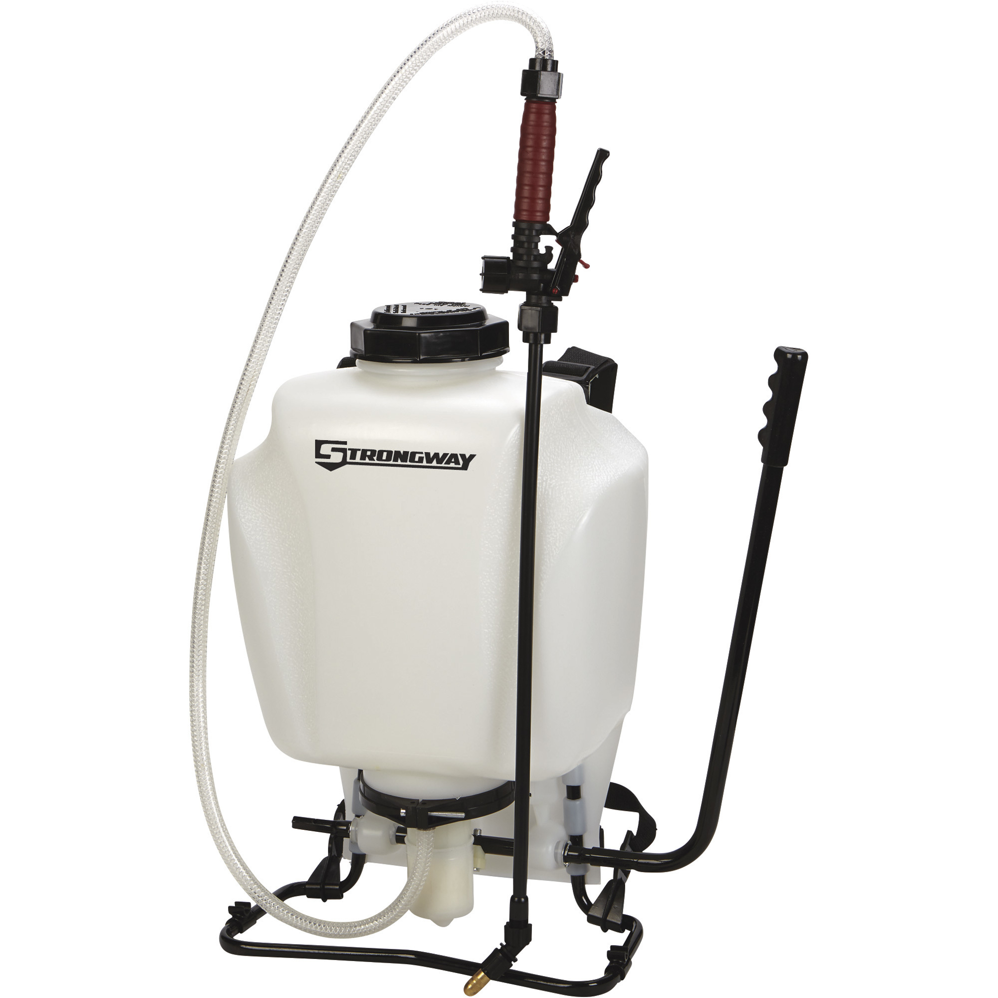 Strongway Backpack Sprayer, 4-Gal. Tank, 90 PSI, 0.5 GPM Flow, Viton ...