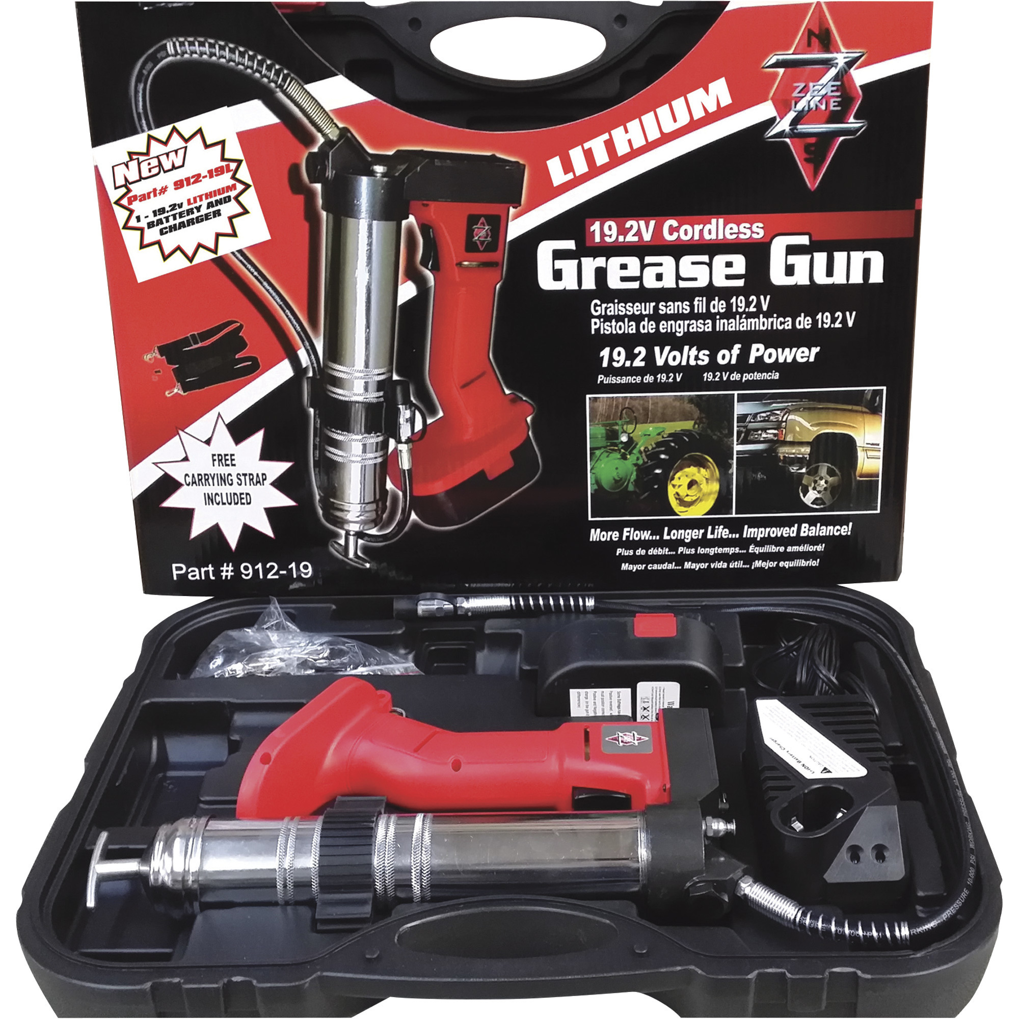 Ironton 3-Oz. Mini Grease Gun — Pistol Type, 6000 PSI | Northern Tool