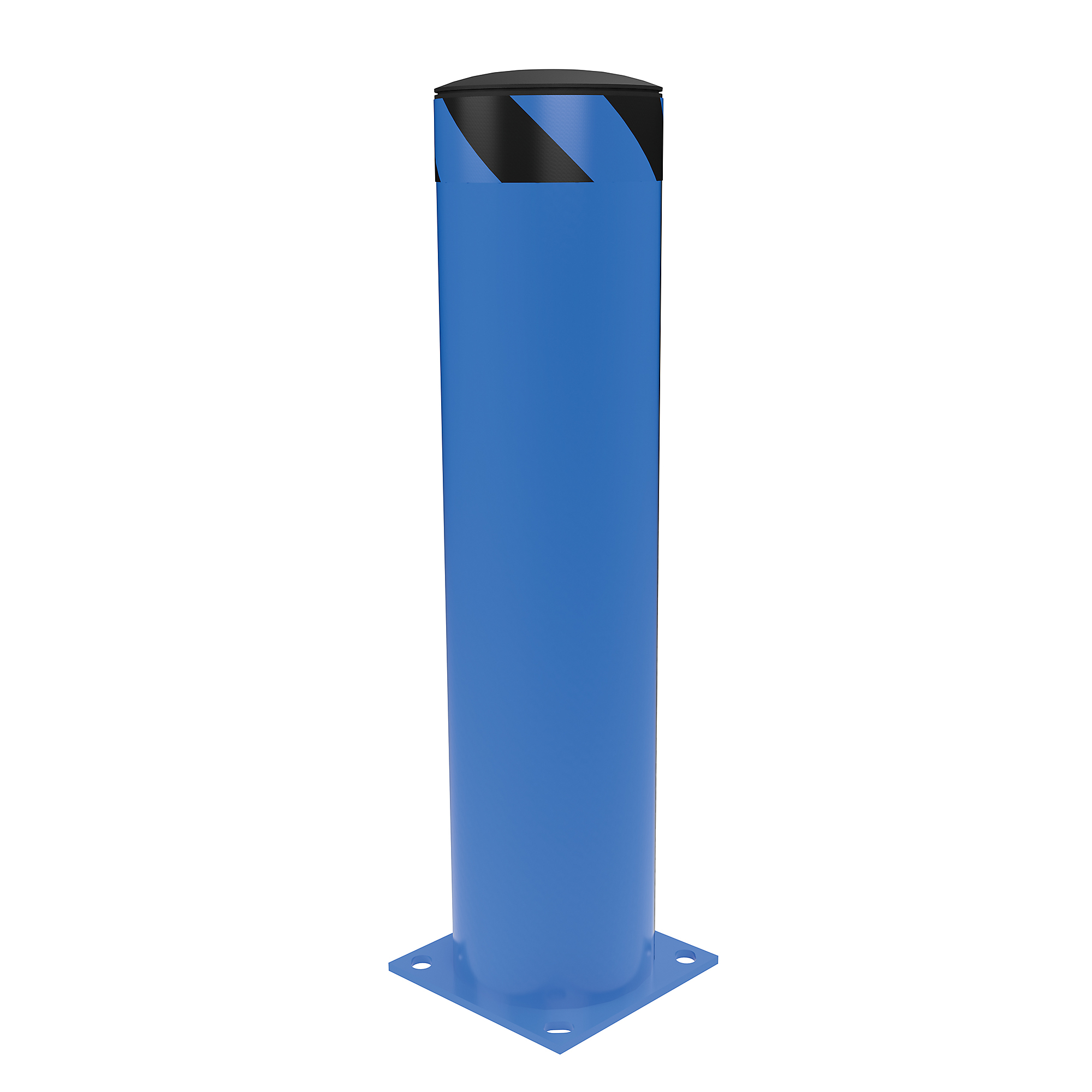 Vestil, 36x8.5 Pipe Safety Bollard Blue, Height 36 in, Model# BOL-36-8. ...