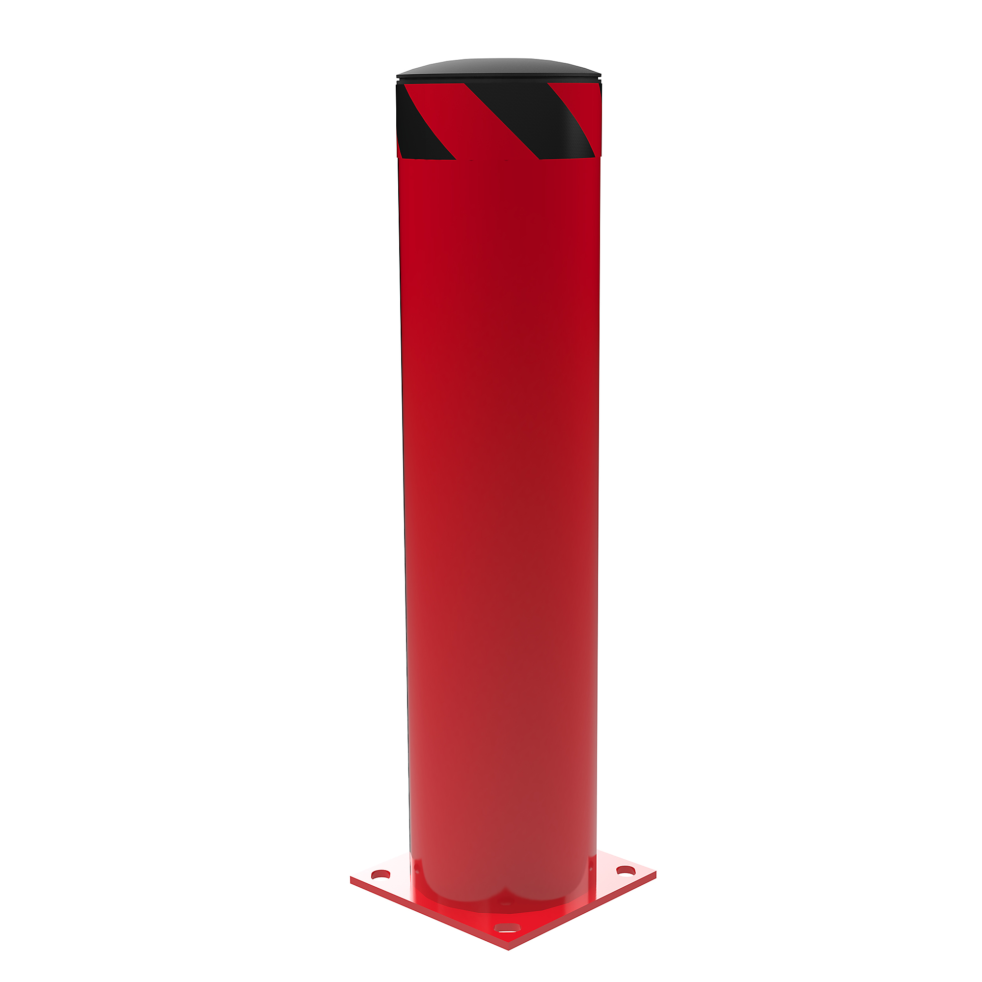 Vestil, 36x8.5 Pipe Safety Bollard Red, Height 36 in, Model# BOL-36-8.5 ...
