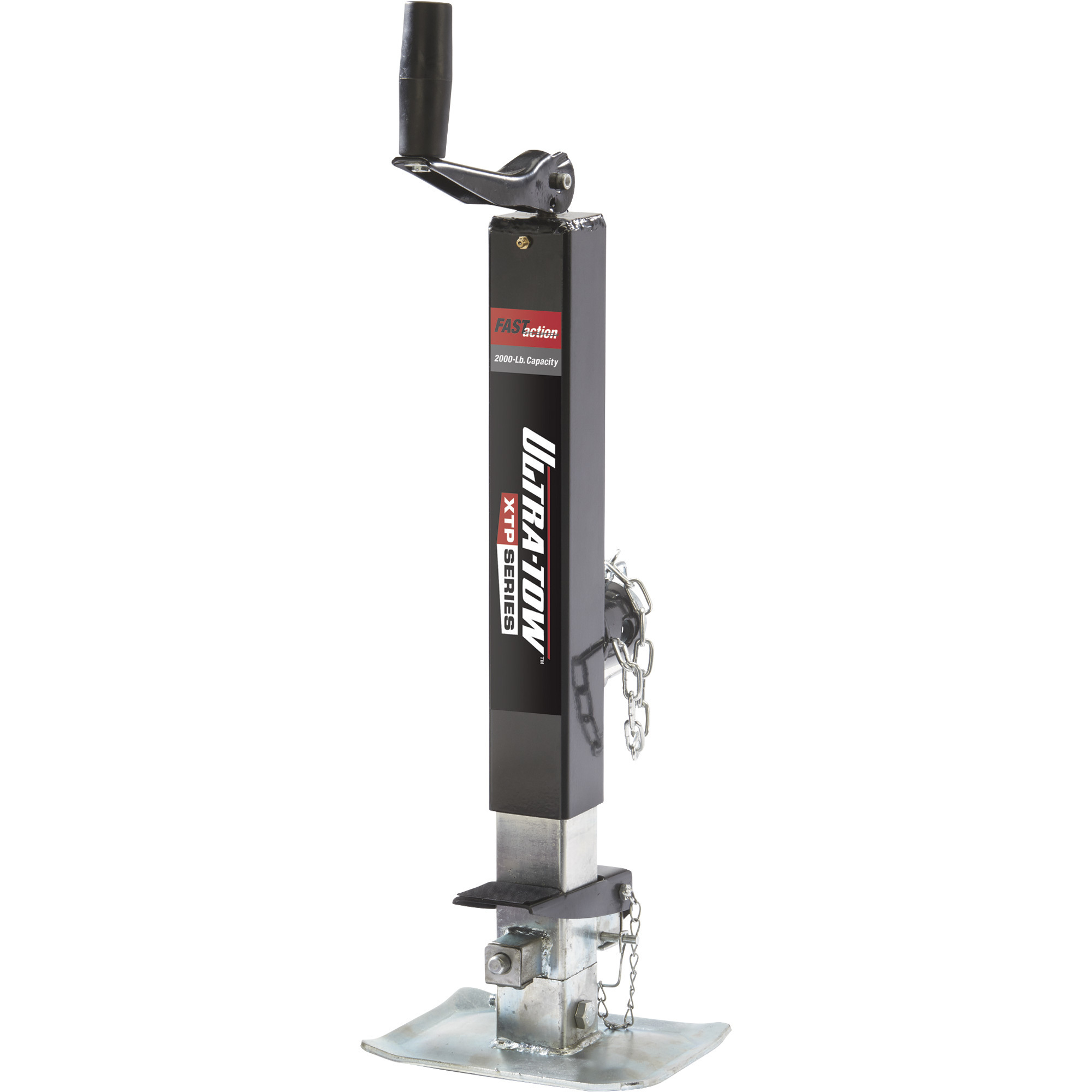 Ultra-Tow XTP Fast-Action Square Tube Trailer Jack, 2000 Lbs., Topwind ...