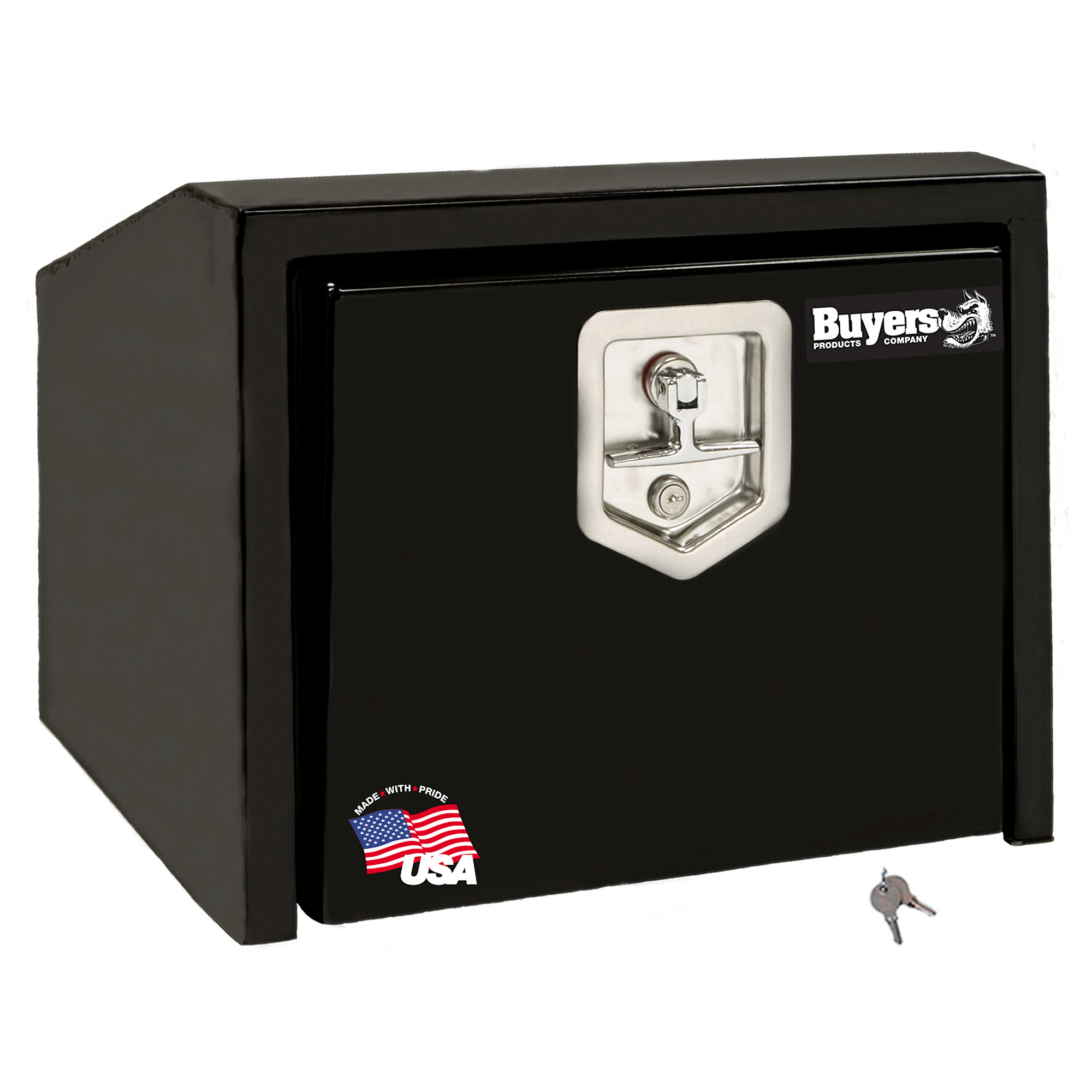 Buyers Products Underbody Truck Tool Box, Poly, Black, T-Handle Latch ...