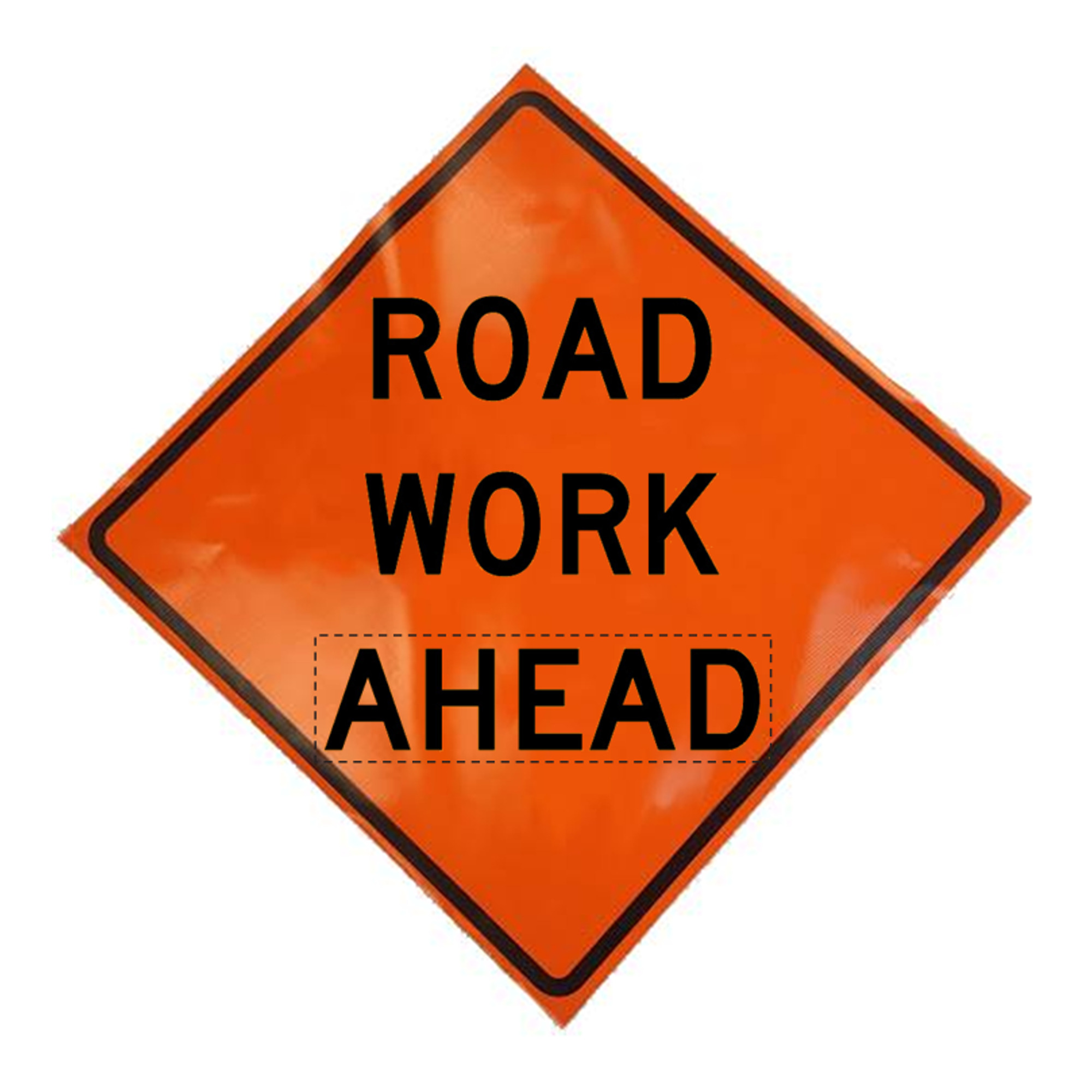 Eastern Metal, Mesh Roll-up Sign, Height 36 in, Width 36 in, Model# C ...