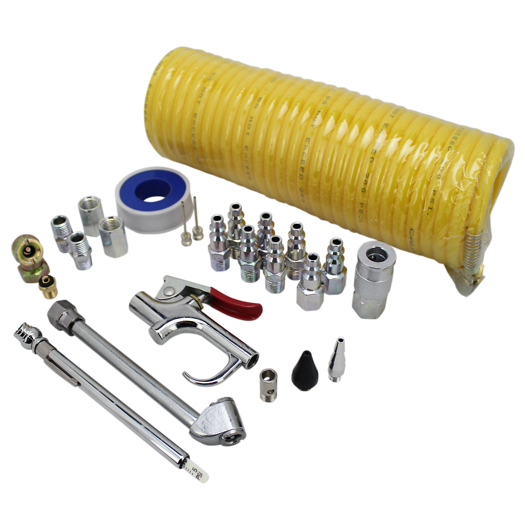 EXELAIR by Milton, 25 Piece Air Compressor Accessory Kit, Coupler Size ...