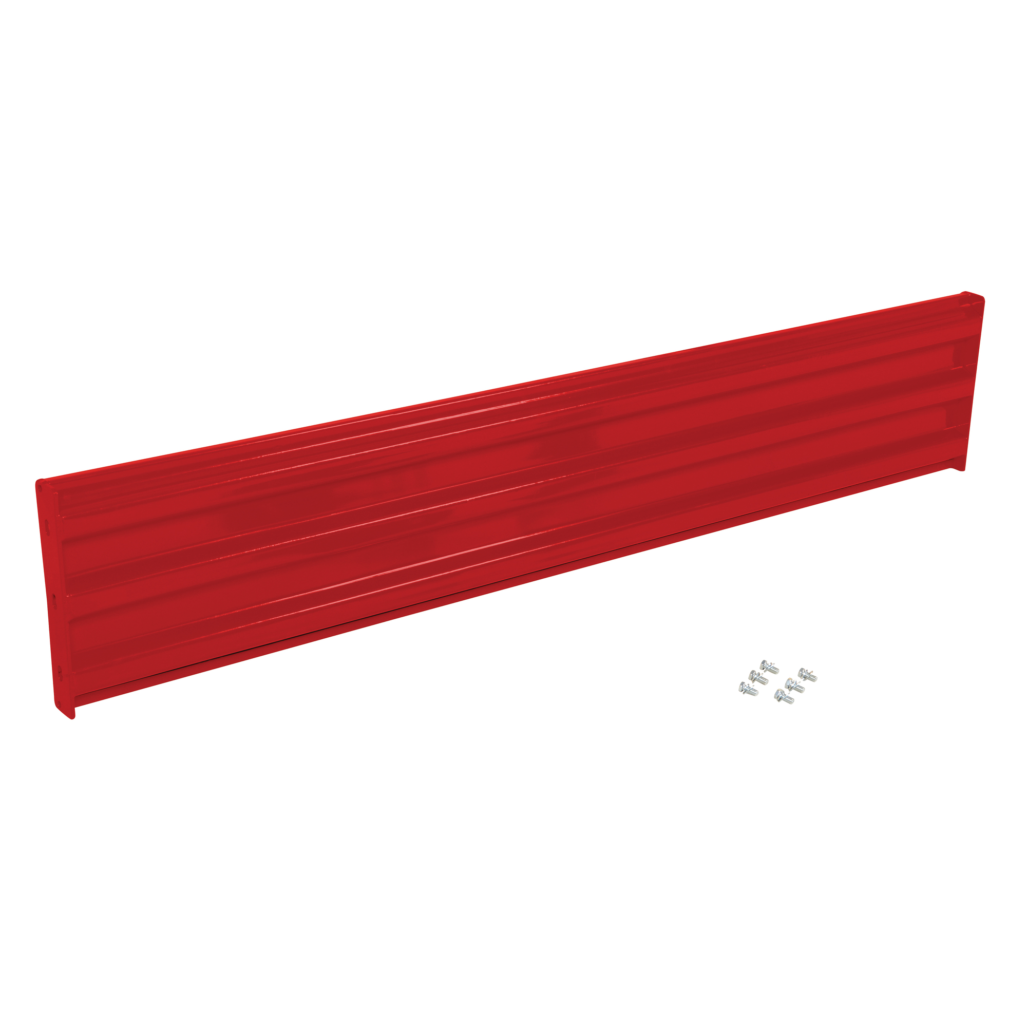 Vestil, 7ft. 3 Rib Bolt On Guard Rail Red, Length 77.875 in, Model# GR ...