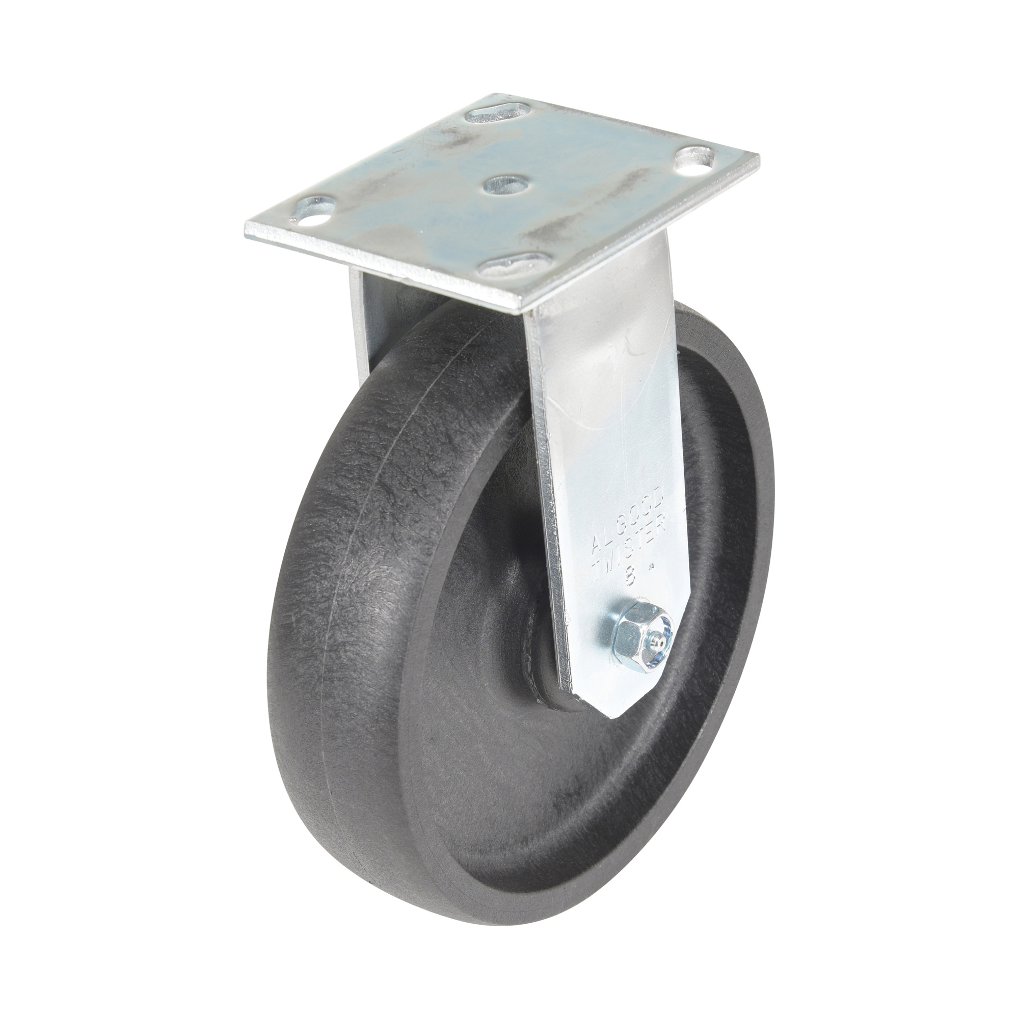 Vestil, Ductile steel wheel 8in.x3in. 6k maroon, Package (qty.) 1 Model ...