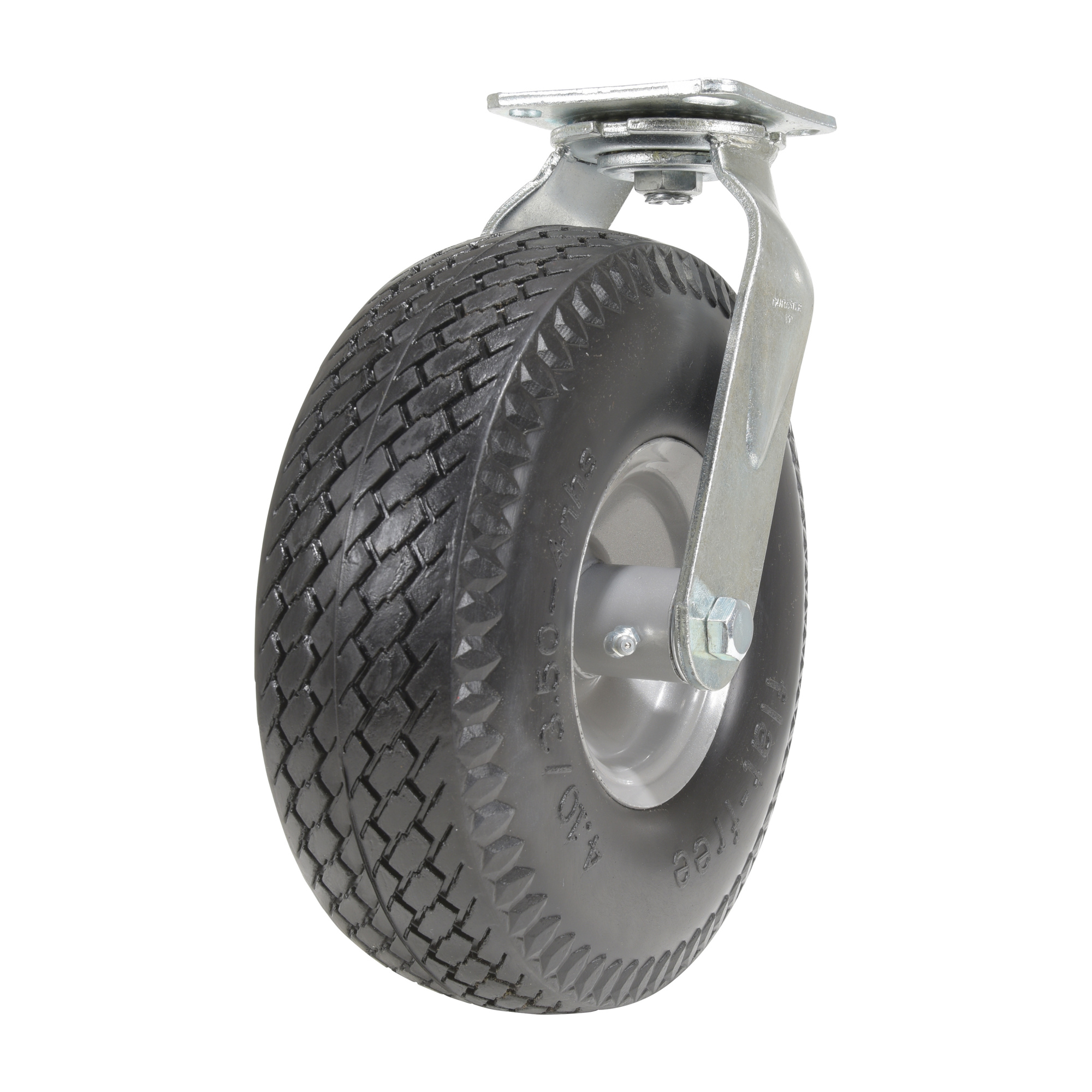 Ironton Light-Duty 5in. Swivel Nonmarking Polyolefin Caster with Brake ...