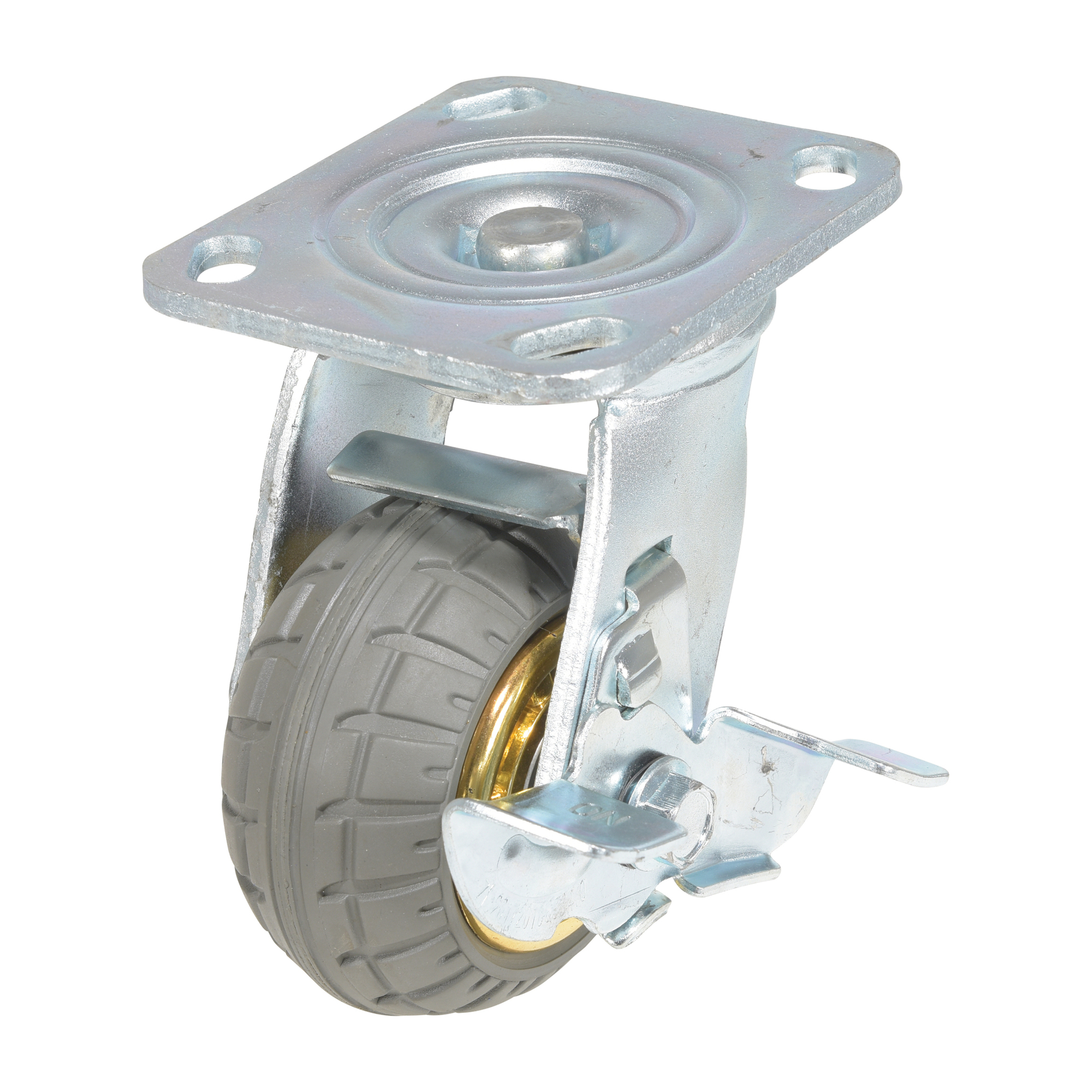 Strongway 10in. Rigid Flat-Free Solid Polyurethane Caster — 400-Lb ...