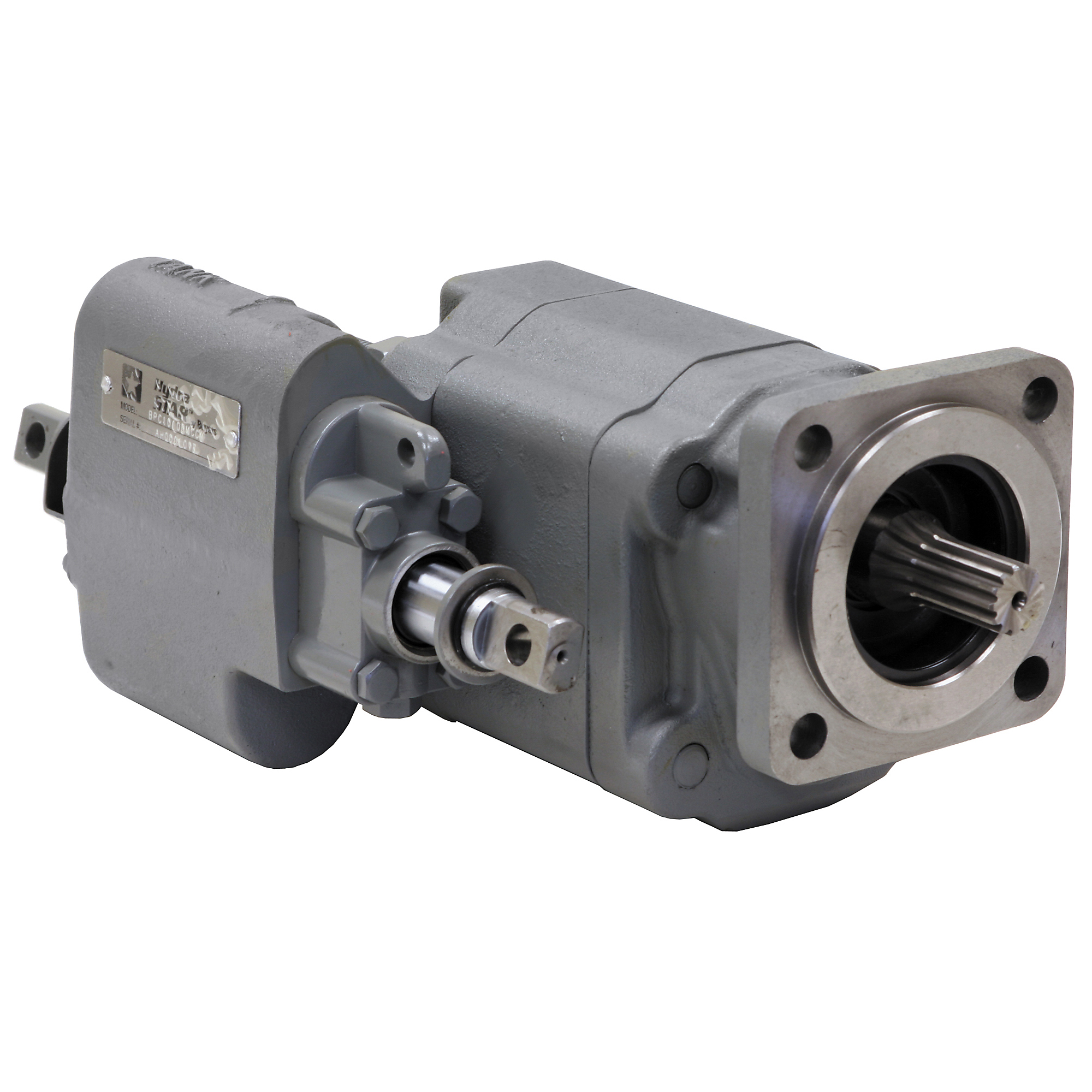 NorTrac Bi-Rotational Hydraulic Pump/Motor, 2.1 GPM, 1/2in. Dia. Shaft ...