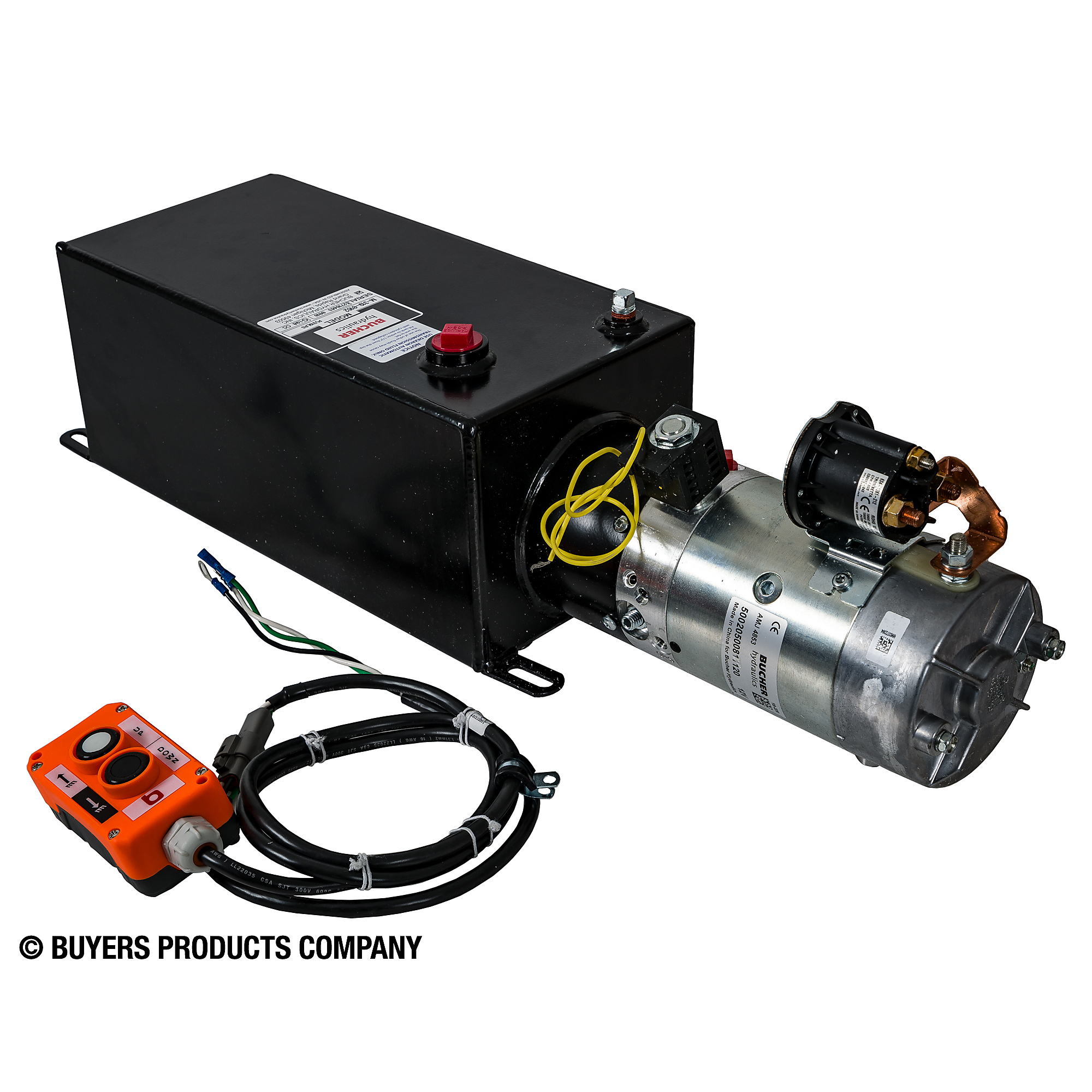 Buyers Products, Steel Reservoir Power Unit, Max. PSI 2500, Max. RPM 0 ...