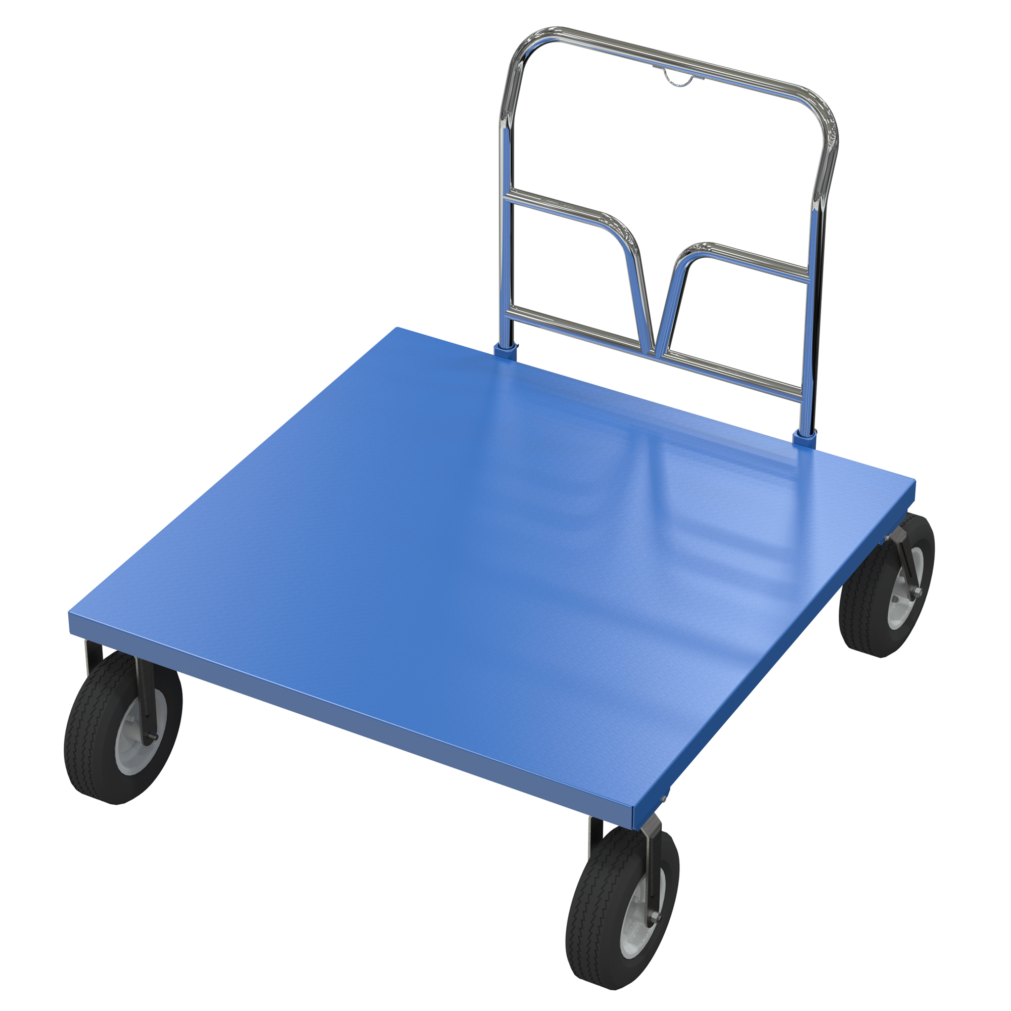 Vestil Pneumatic Tire Platform Cart - 48in. x 48in., 1500-Lb. Capacity ...