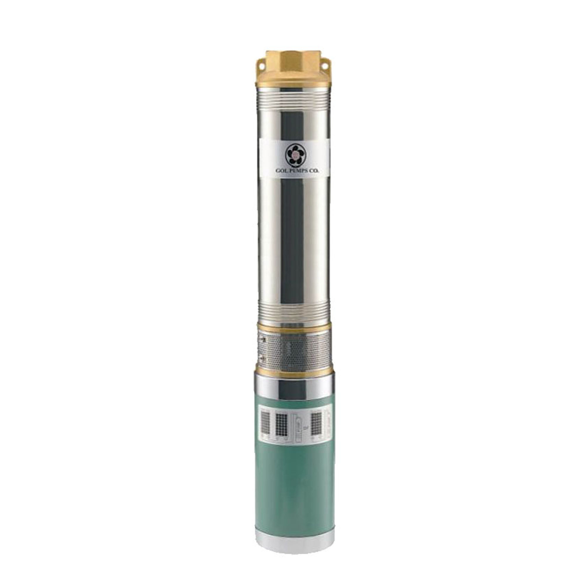 Gol Pumps Solar deep well pump, 24VDC, 396GPH , 66ft. ,3in., Max. Flow ...