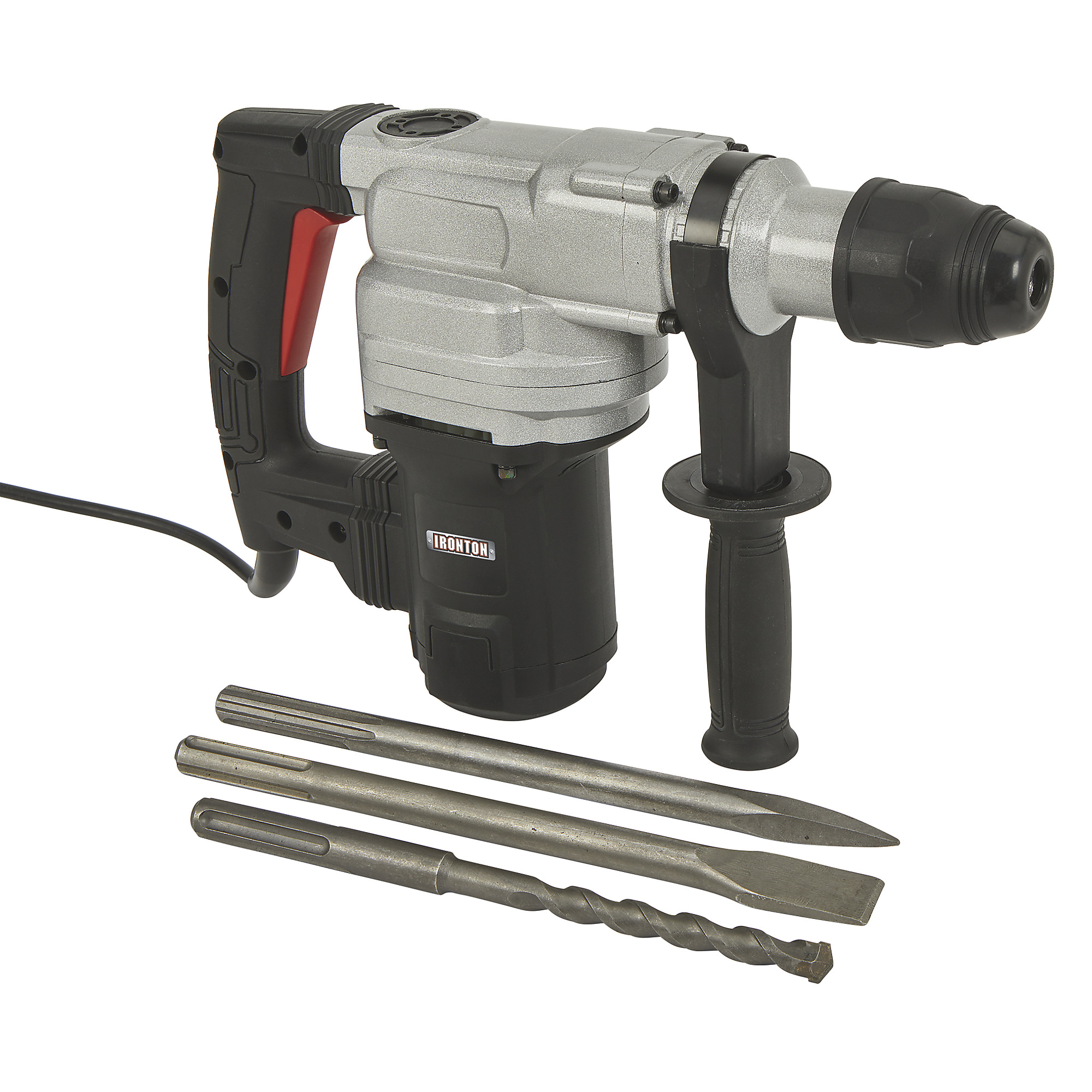 Ironton Heavy-Duty SDS Max Rotary Hammer Drill, 1-1/2in. Chuck, 3780 ...