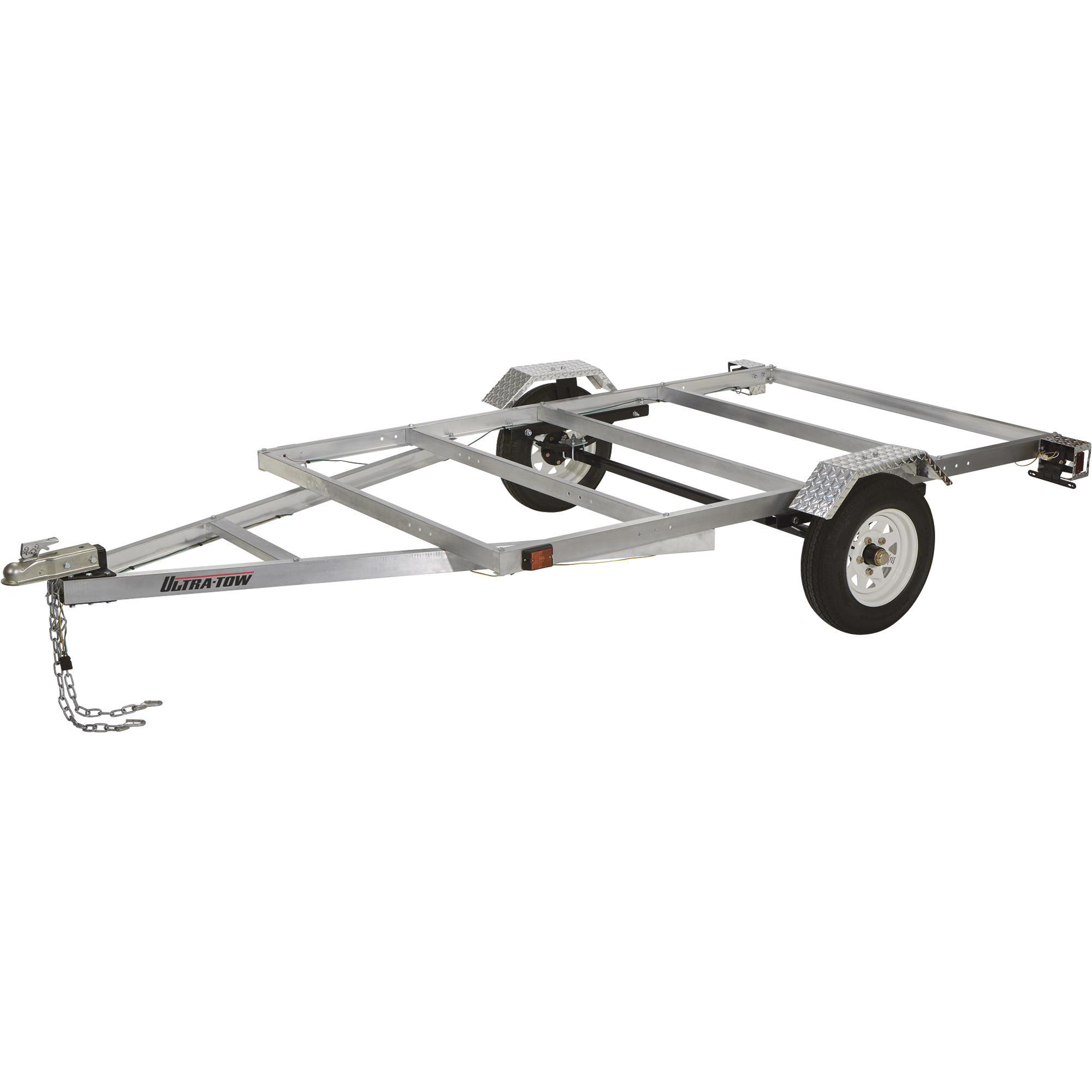 Ultra-Tow 4ft. x 8ft. Folding Aluminum Utility Trailer Kit, 1170-Lb ...