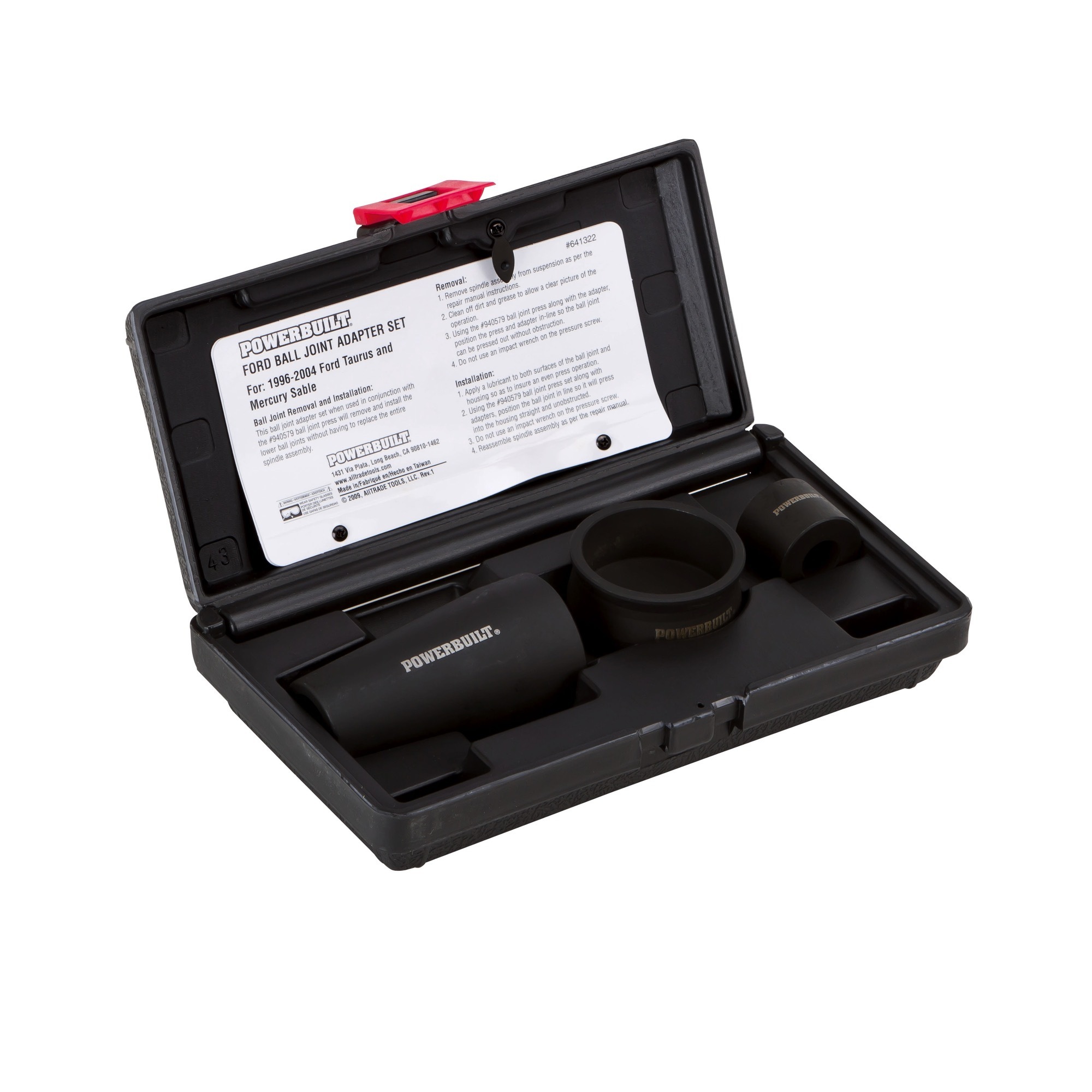 Powerbuilt 3 Pc Ford Ball Joint Adapter Kit, Model# 641322 | Northern Tool