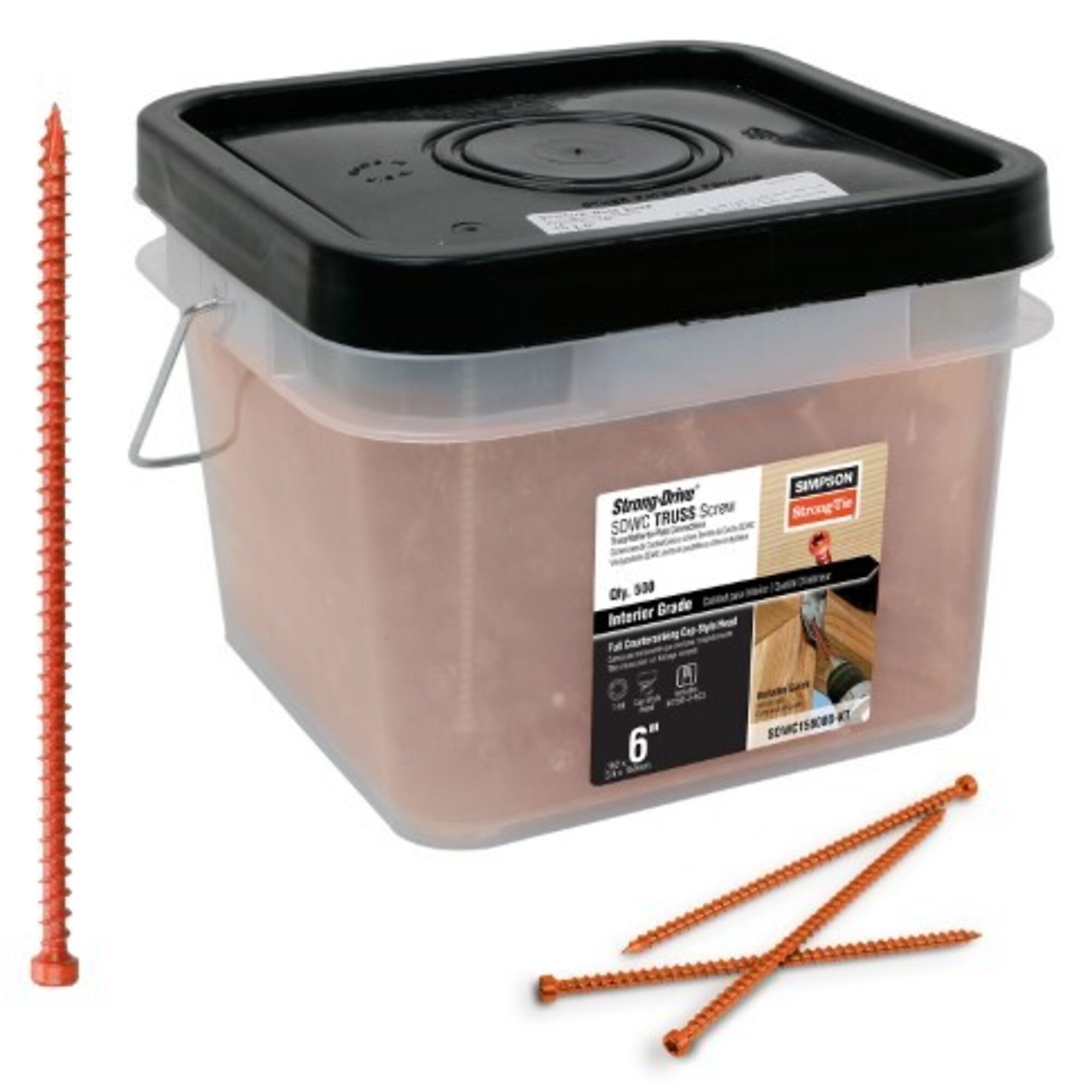 SIMPSON Strong-Tie, Titen HD 1/2in. x 4in. Heavy-Duty Screw Anchor ...