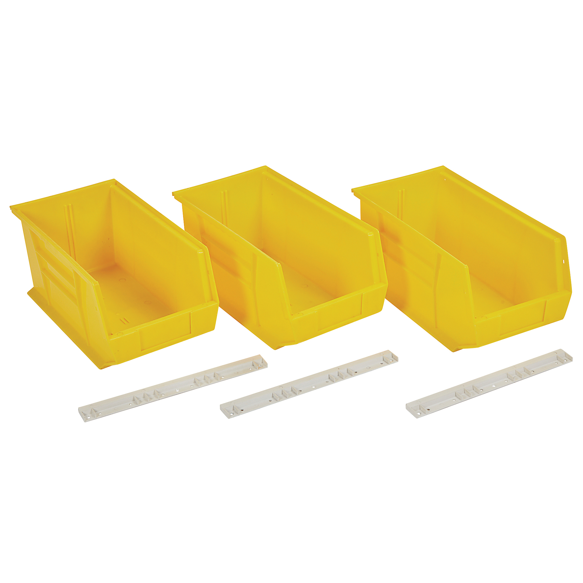 Ironton Metal Storage Rack with 3 Louvered Bins, 5 1/2in.W x 10 7/8in.D ...