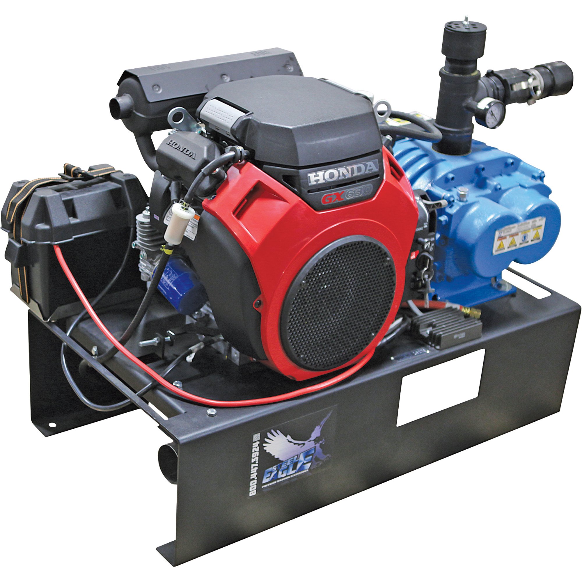 Steel Eagle Pressure Washer Compact Vacuum Unit — 20 HP Honda Engine ...