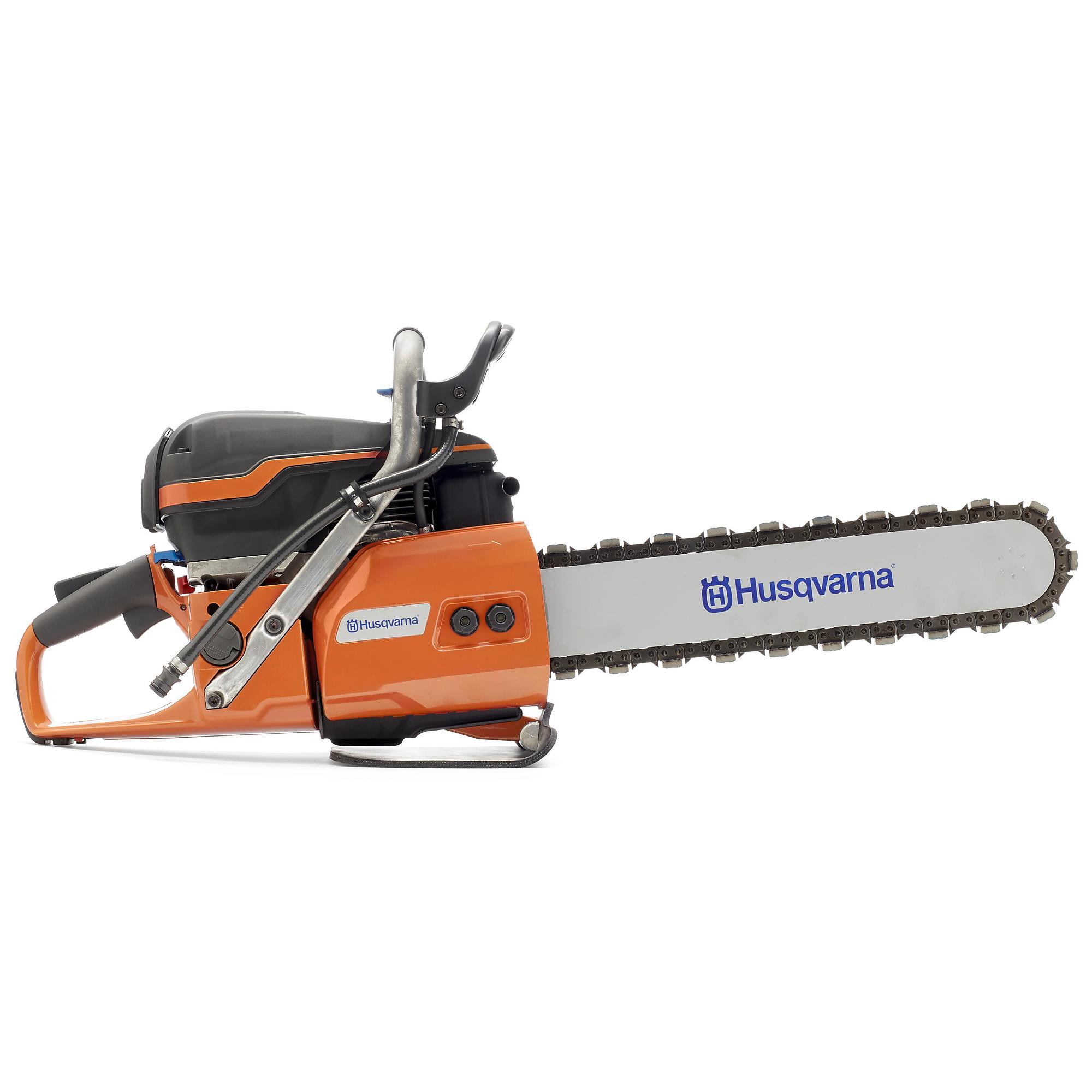 Husqvarna, Concrete chainsaw provides unique cutting depth., Model ...