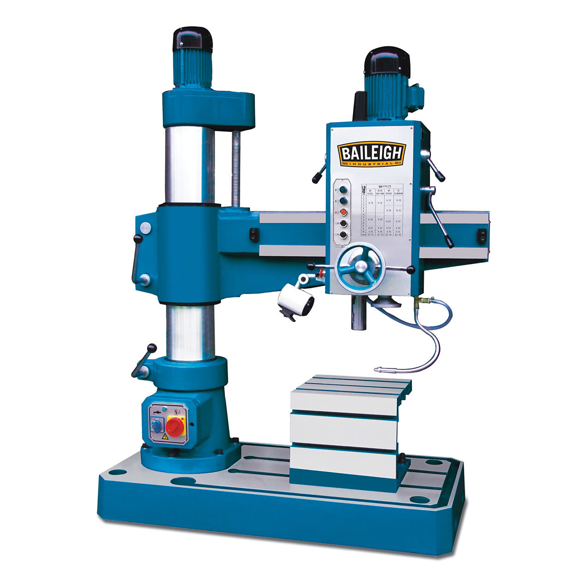 Baileigh, Radial Arm Drill Press, Horsepower 5.25 HP, Volts 220 Model ...