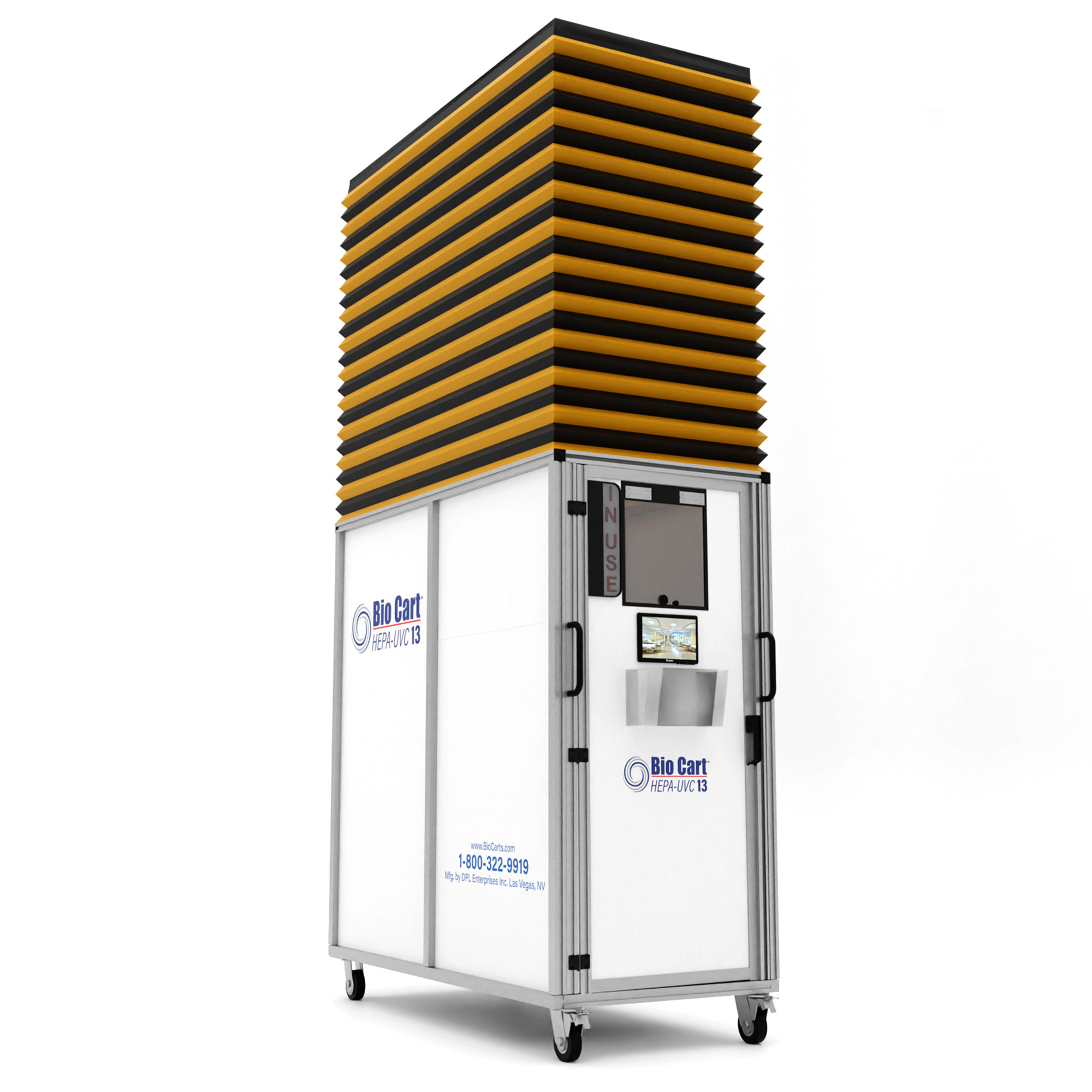 Air-Care, Bio-Cart 15 Hepa used in ceilings up to 15ft., Air Flow 880 ...