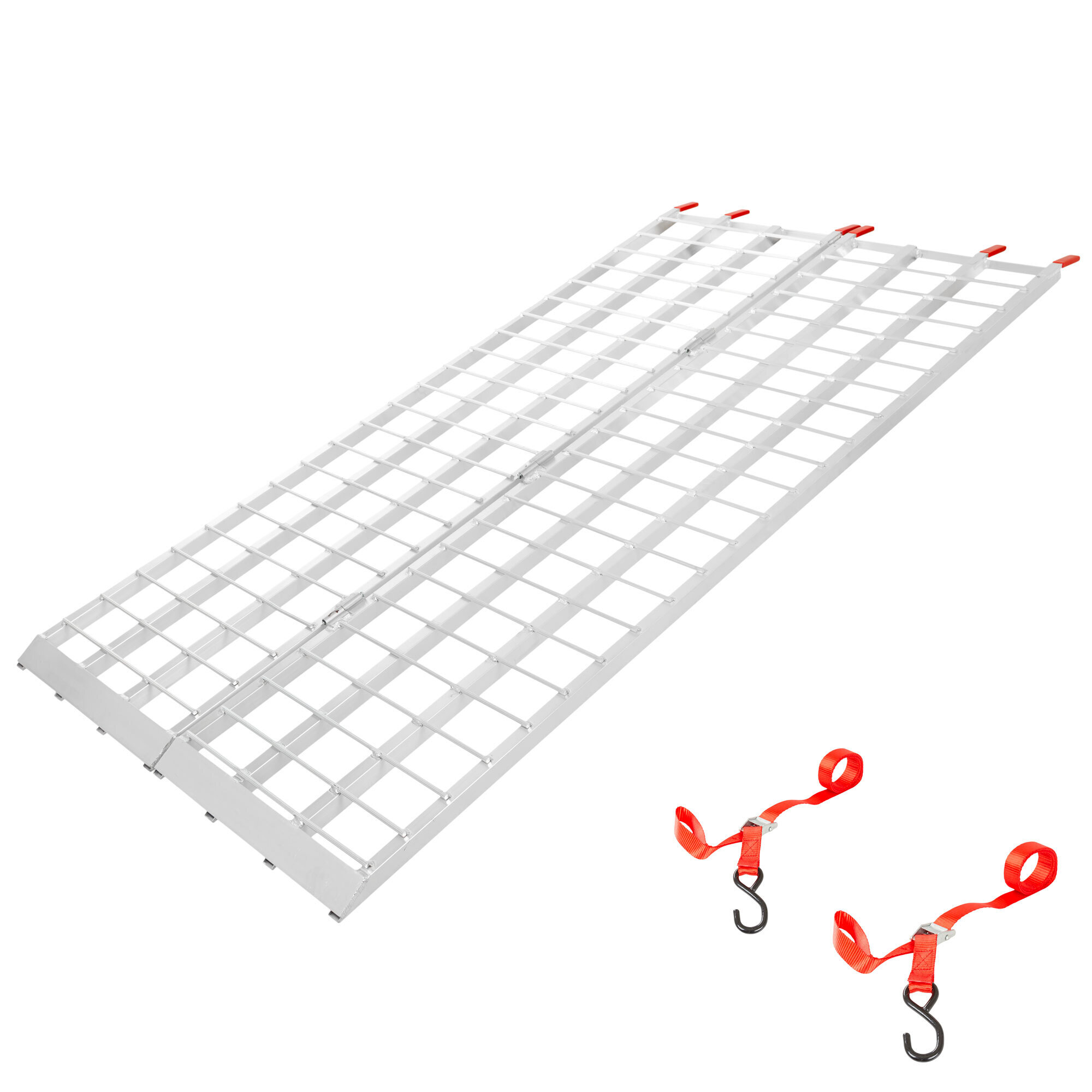 Black Widow, 7ft. 11in. L x 50in. W Alum. XL Bi-Fold ATV Ramp, Material ...