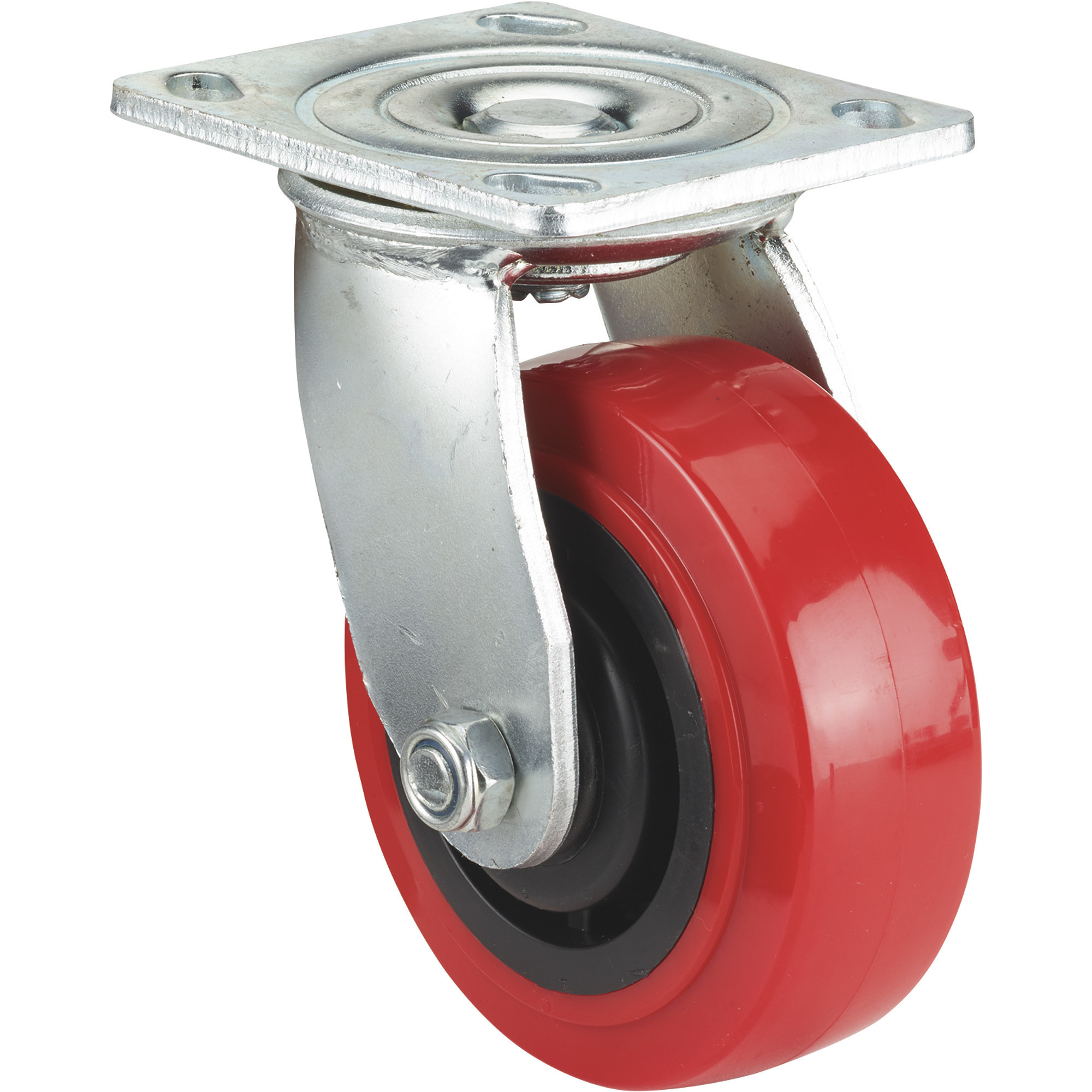 Ironton Standard-Duty 5in. Swivel Polyurethane Caster, 660-Lb. Capacity ...