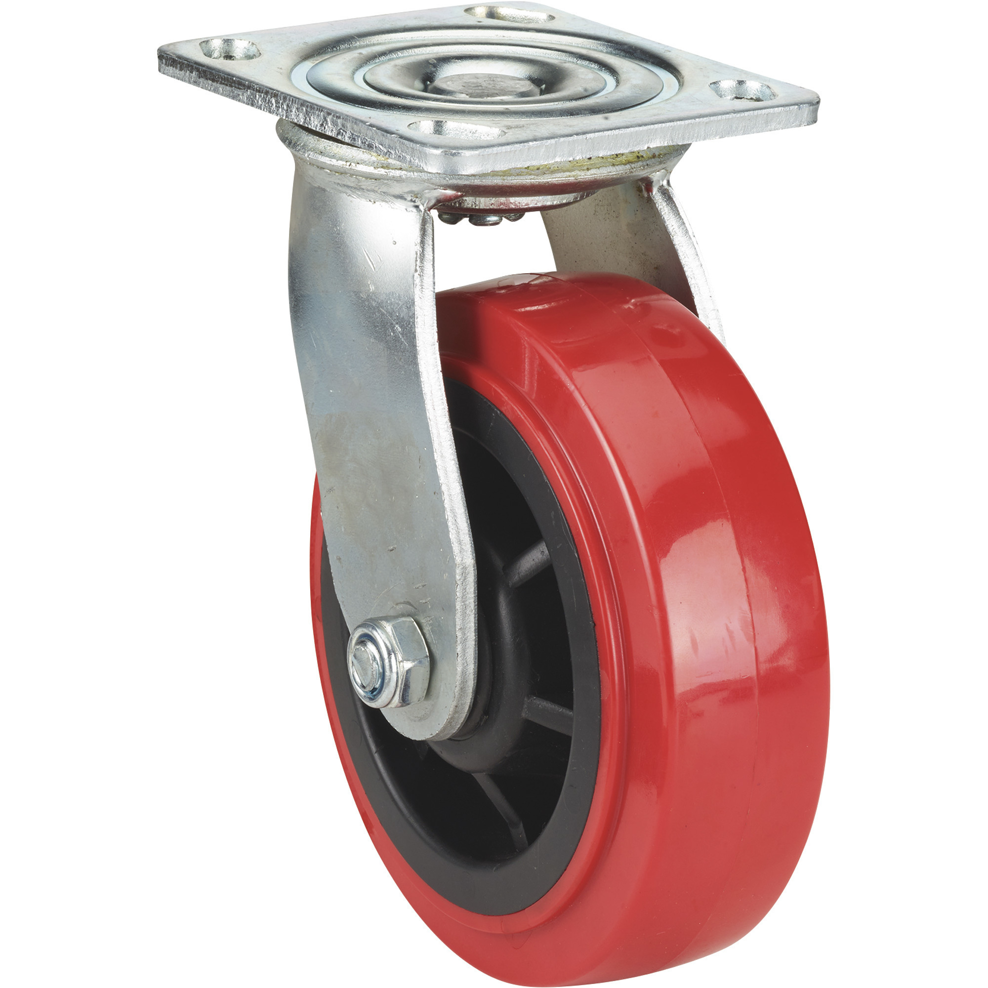 Ironton Standard-Duty 6in. Swivel Polyurethane Caster, 700-Lb. Capacity ...