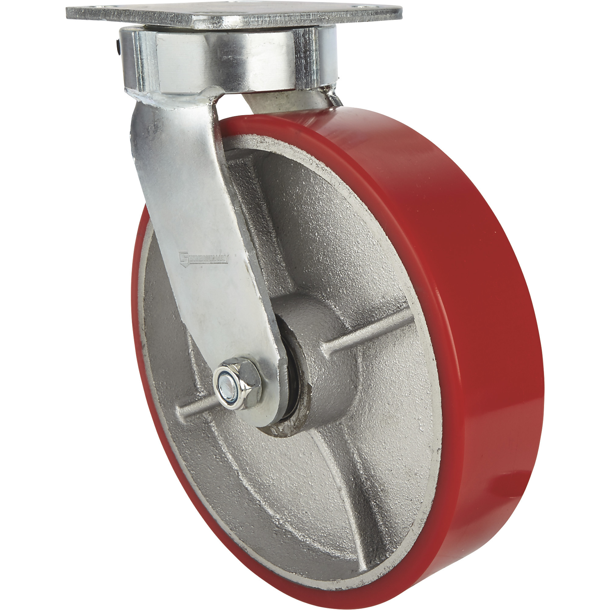 Strongway 8in. Swivel Kingpinless Polyurethane/Steel Core Caster, 2000 ...