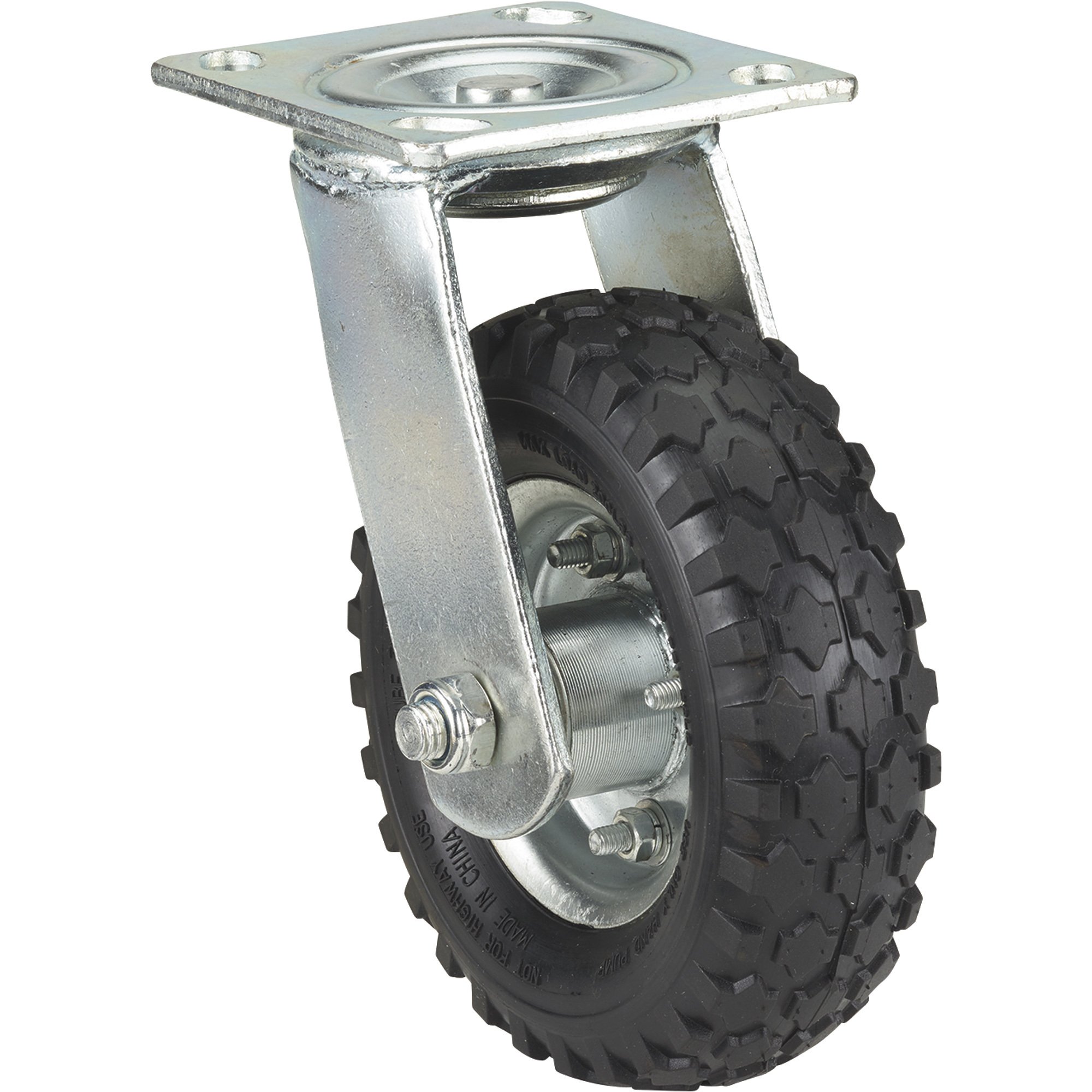 Ironton 6in. Swivel Pneumatic Caster — 200-Lb. Capacity, Knobby Tread ...