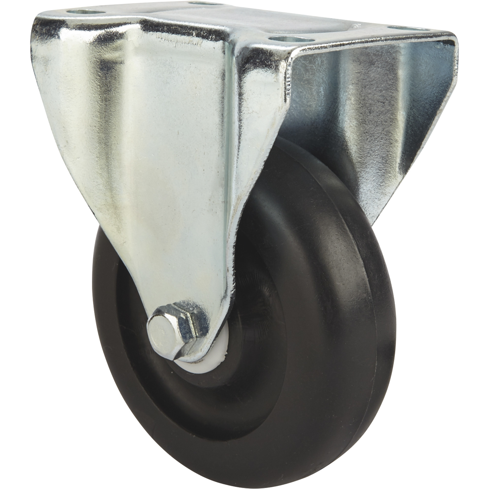 Ironton Light-Duty 4in. Rigid Nonmarking Polyolefin Caster, 300-Lb ...