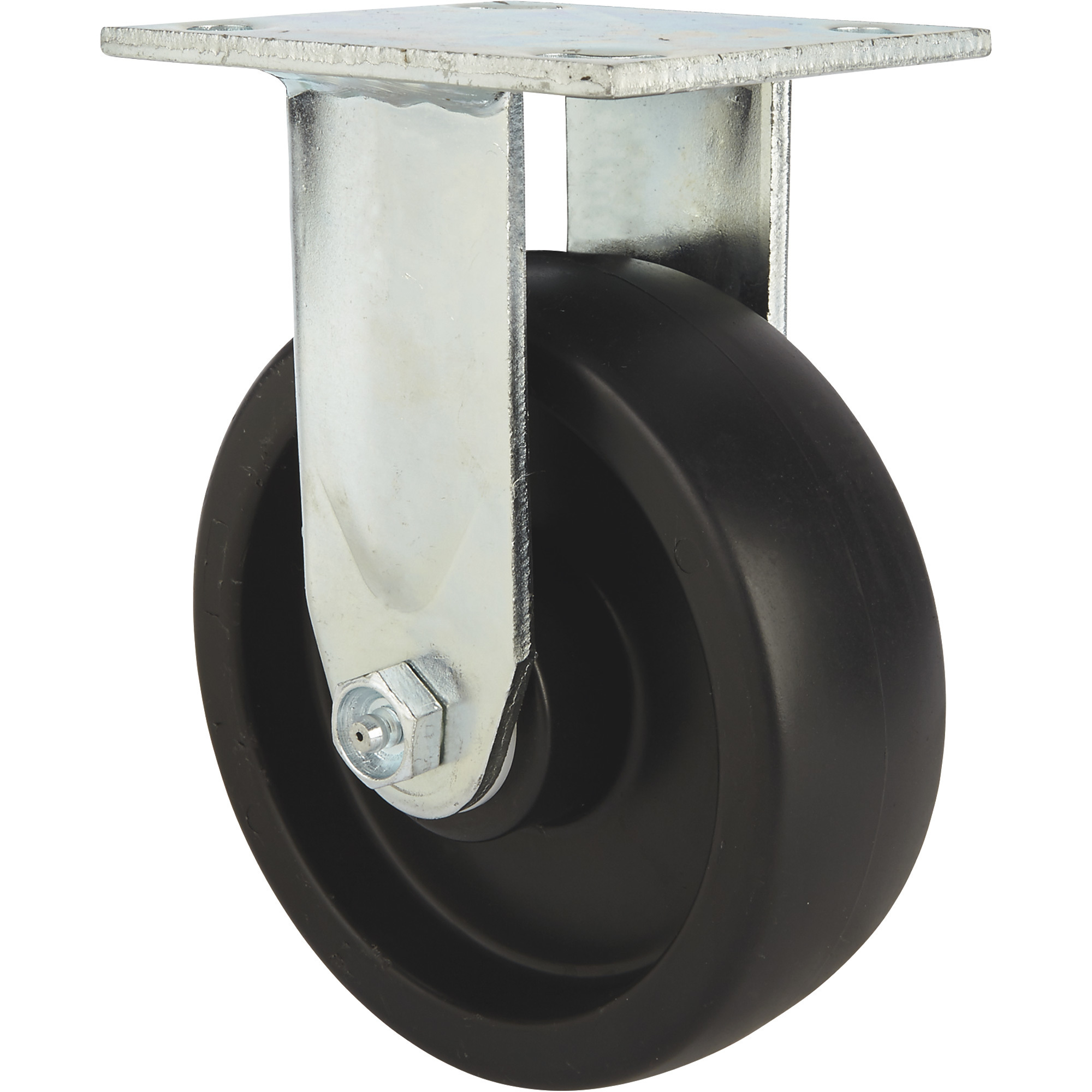 Strongway Heavy-Duty 6in. Rigid Nonmarking Polyolefin Caster — 650-Lb ...
