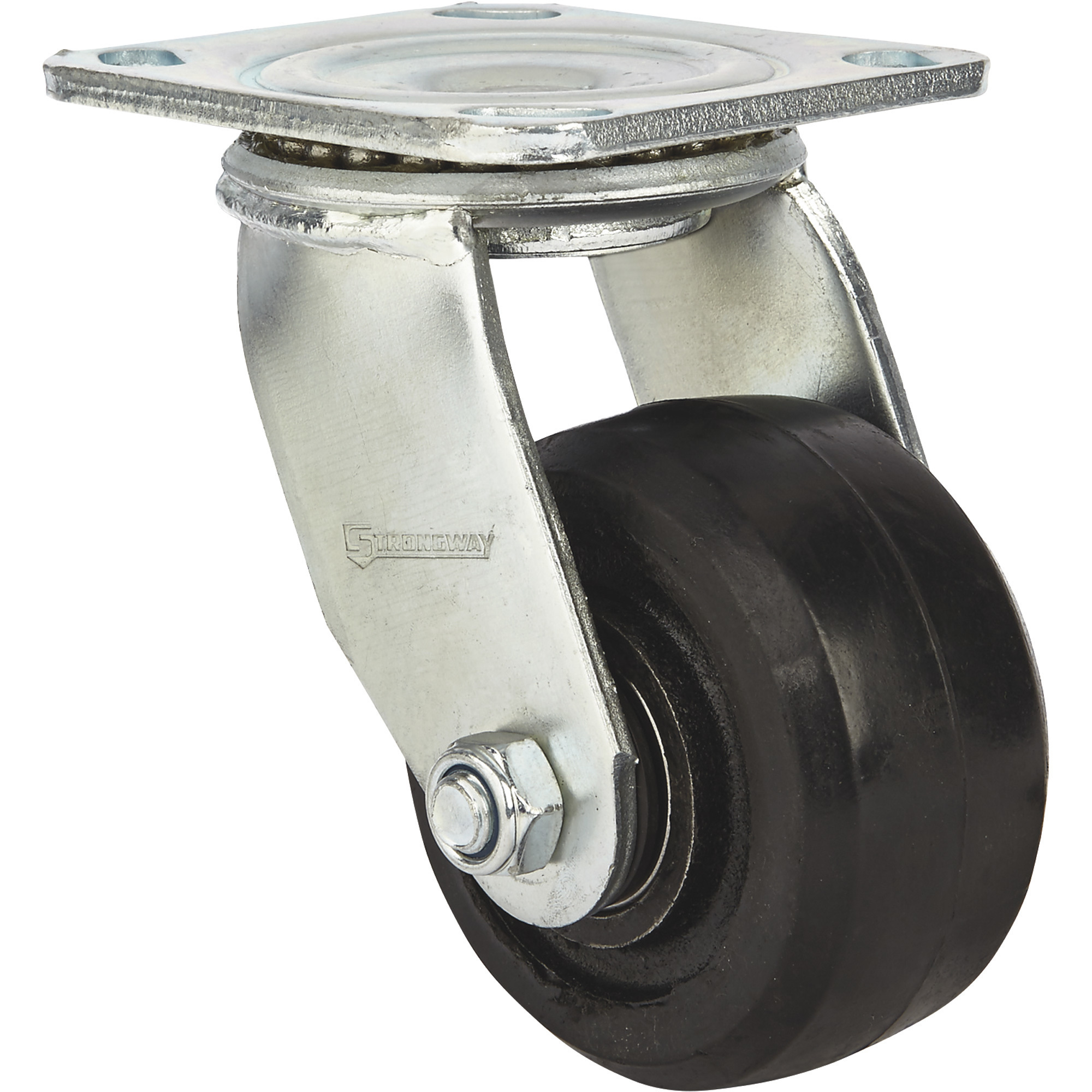 Strongway 4in. Heavy-Duty Rubber Swivel Caster, 450-Lb. Capacity ...