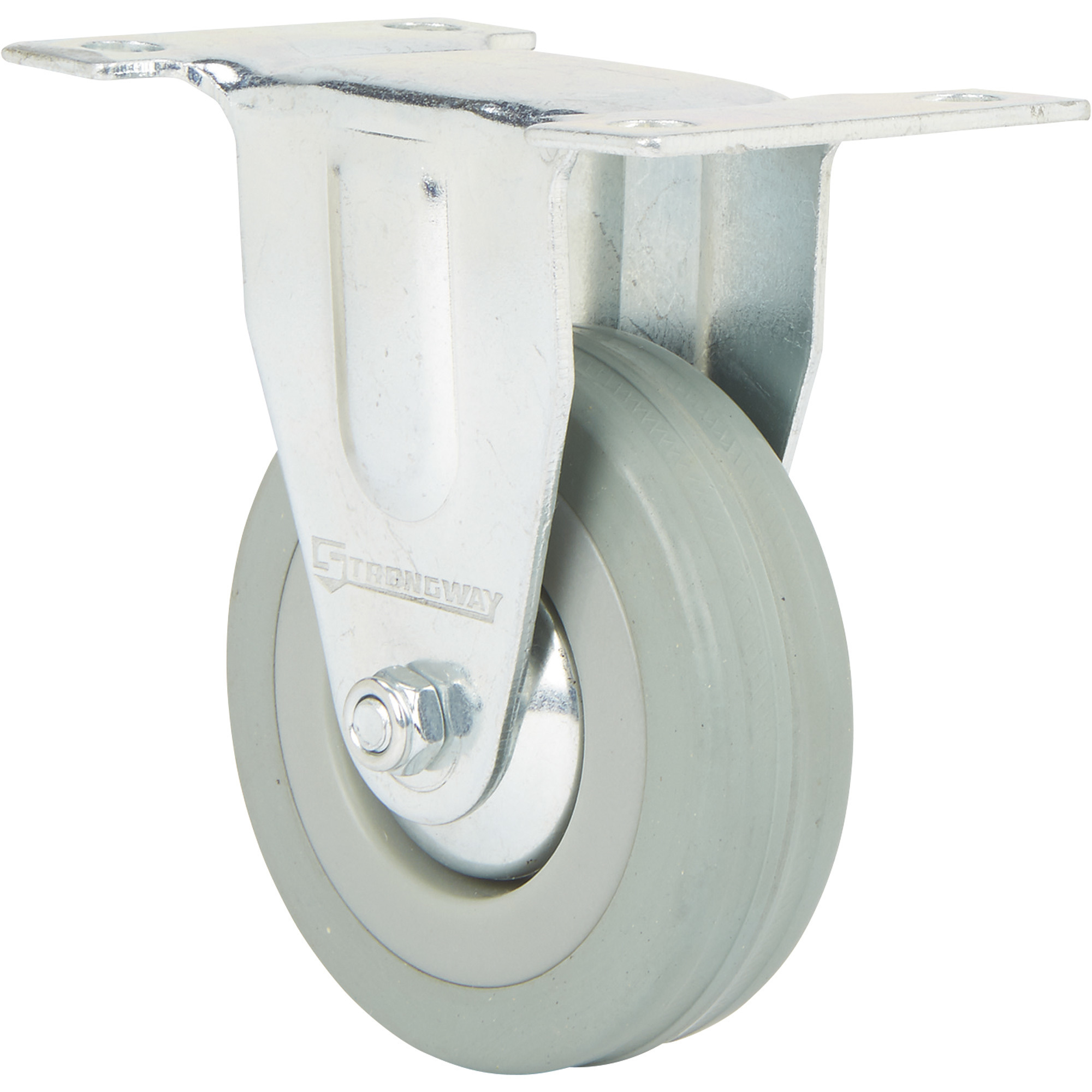 Strongway 3in. Rigid Nonmarking Rubber Caster, 155-Lb. Capacity ...