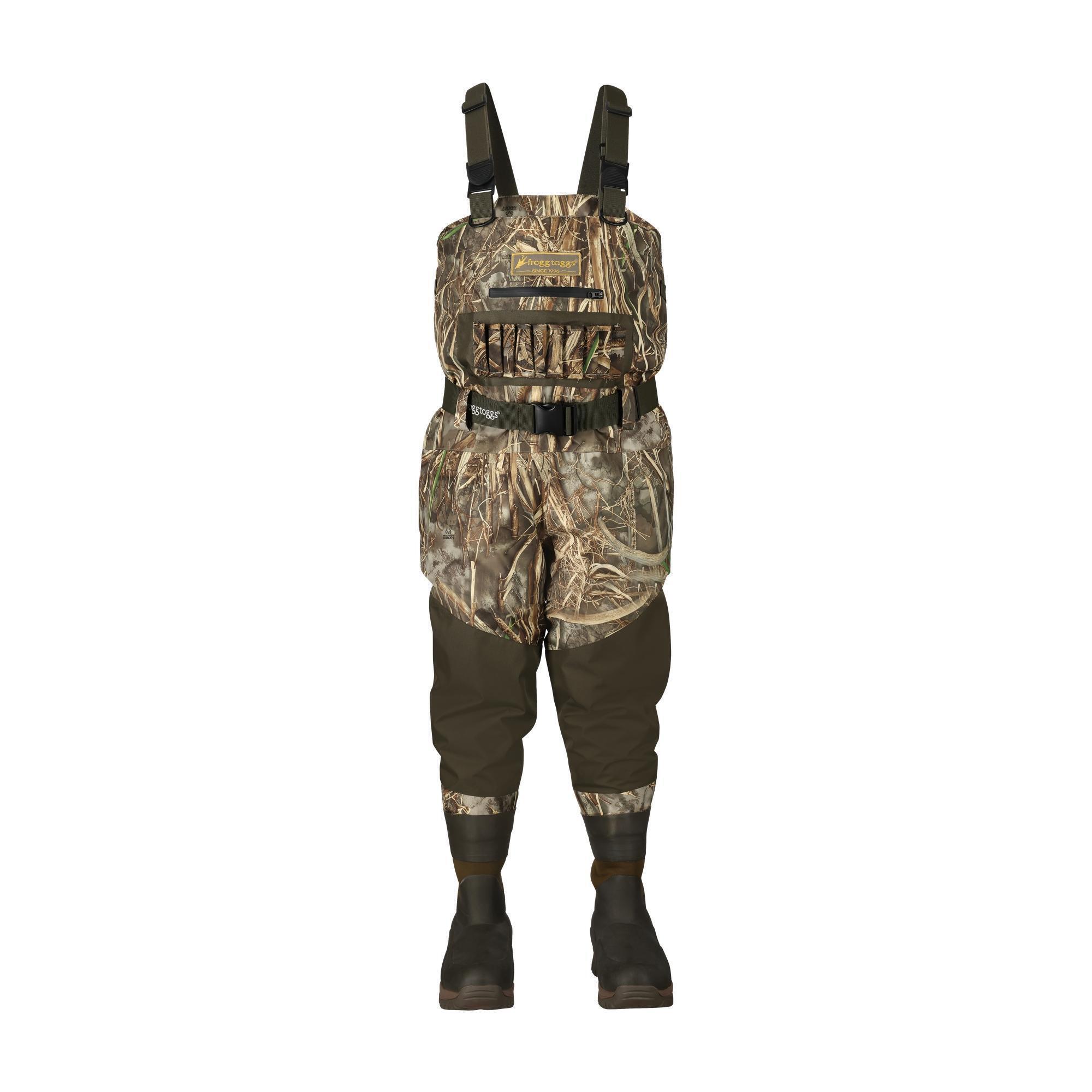 frogg toggs, Men's Grand Refuge 3.0 Bootfoot Wader, Size 11 Width Husky ...