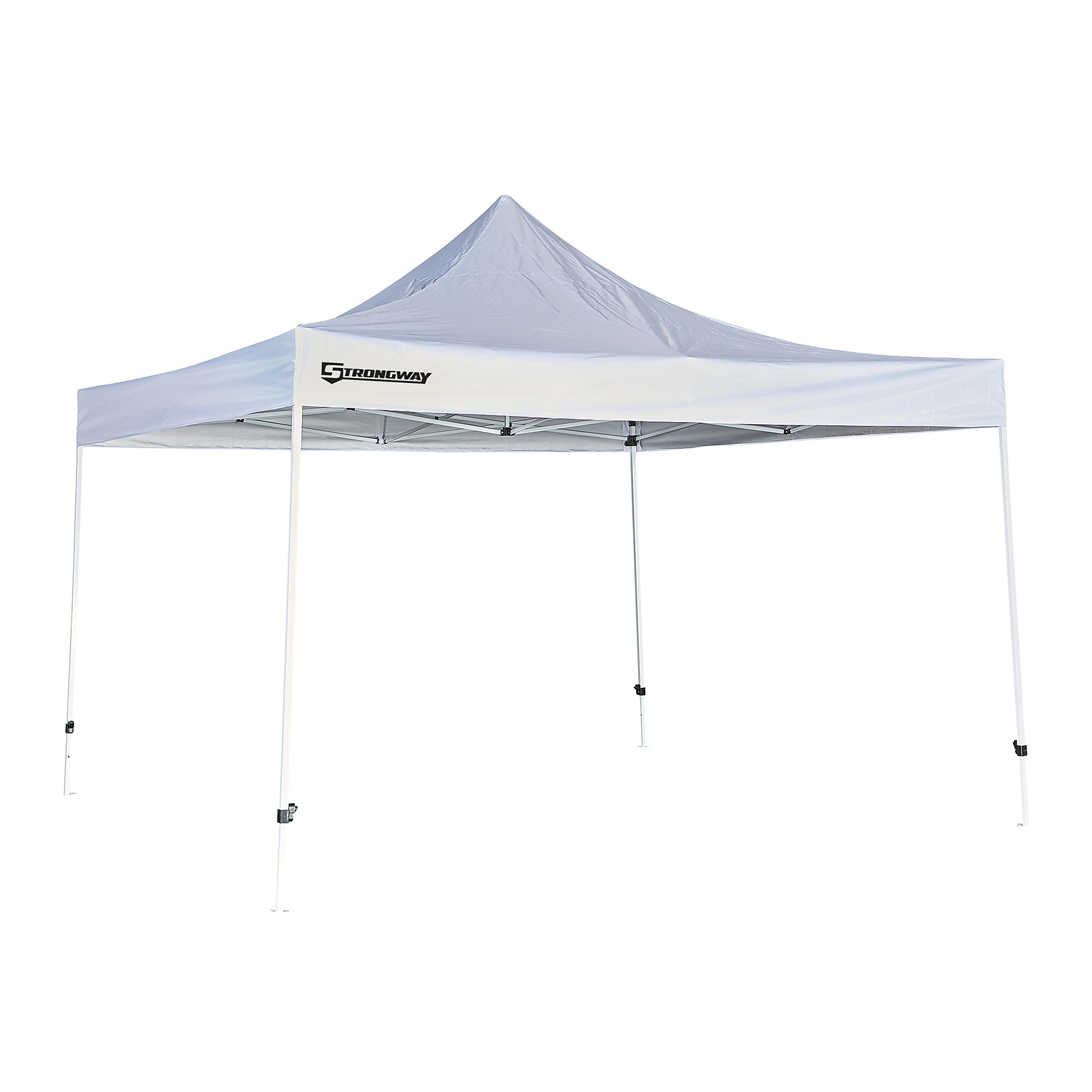 Strongway Pop-Up Canopy, 12ft. x 12ft., Straight Leg, White, Model ...