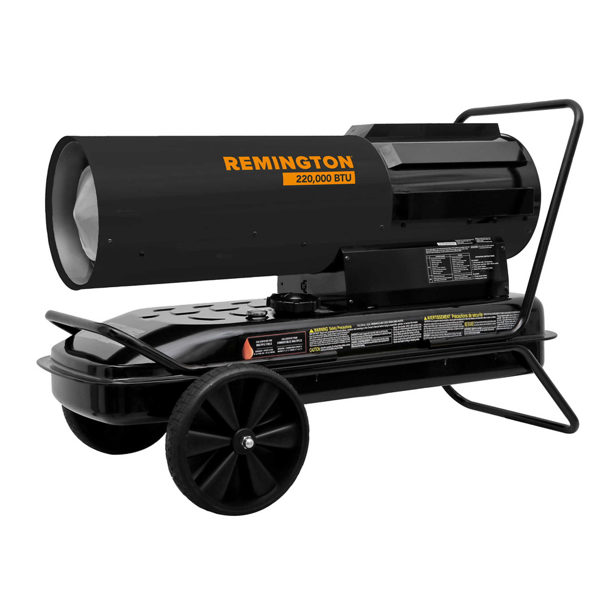Remington SilentDrive Kerosene/Diesel Forced Air Heater - 220,000 BTU ...